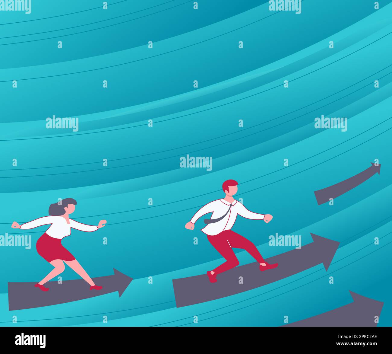 Arrows Guiding Two Collaborating Colleagues Towards Better Financial ...