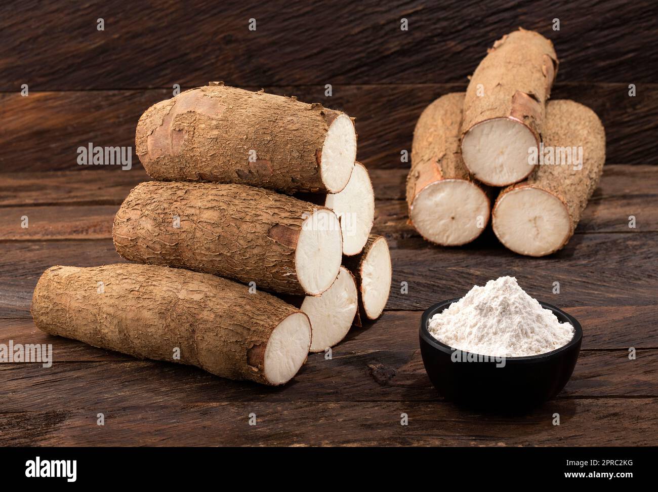 Organic cassava (mandioca) starch - Manihot esculenta Stock Photo - Alamy