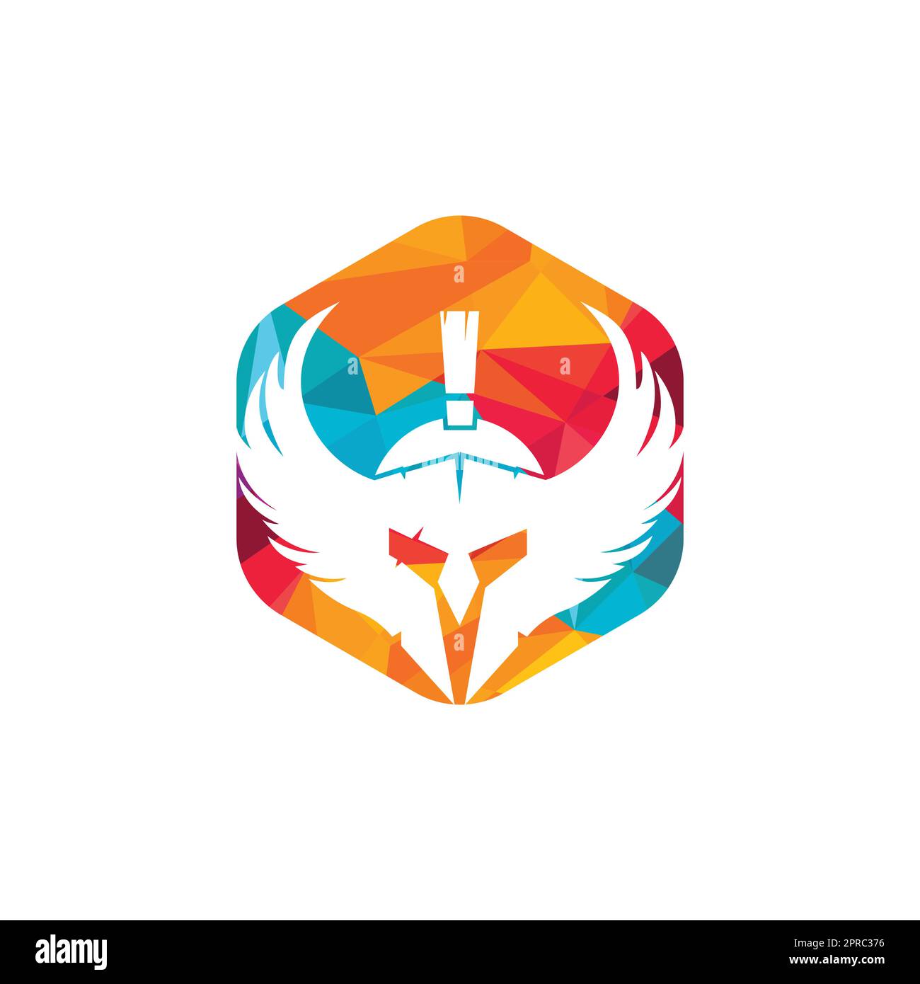 Spartan warrior with wings vector logo design. Warrior knight logo ...