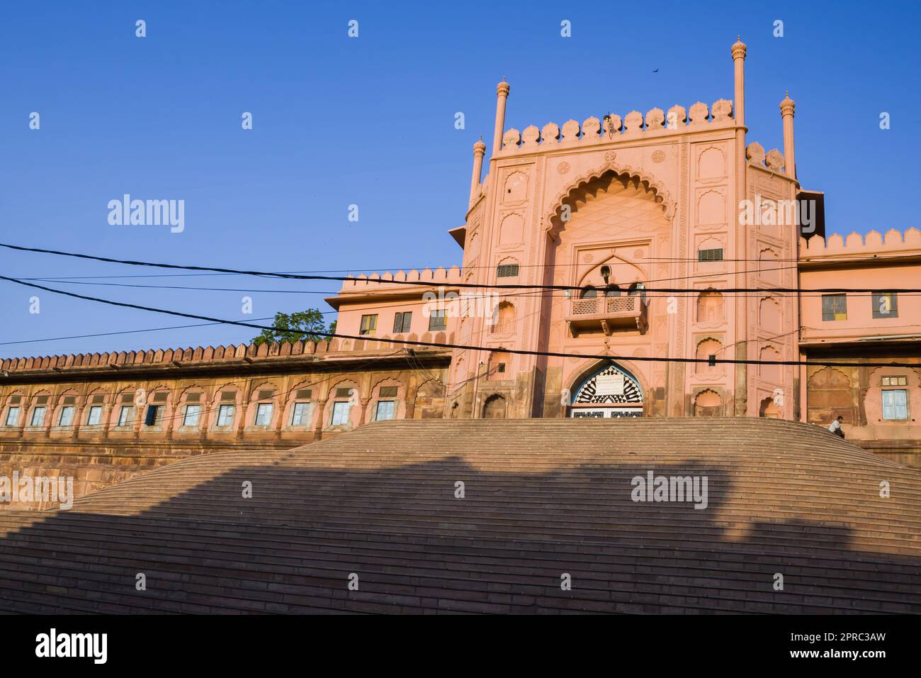 Entrance gate of Taj-ul masjid, the largest mosque in india. The ...