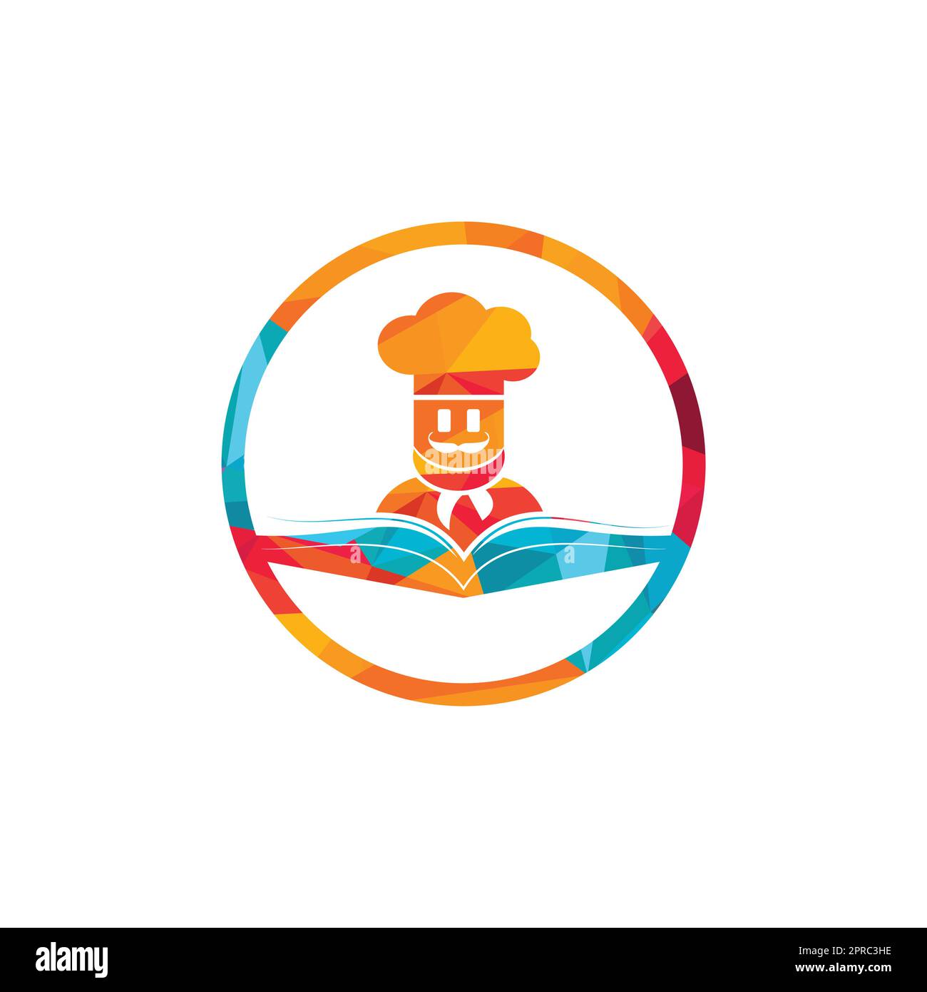 Chef study vector logo design template. Food cooking education logo ...