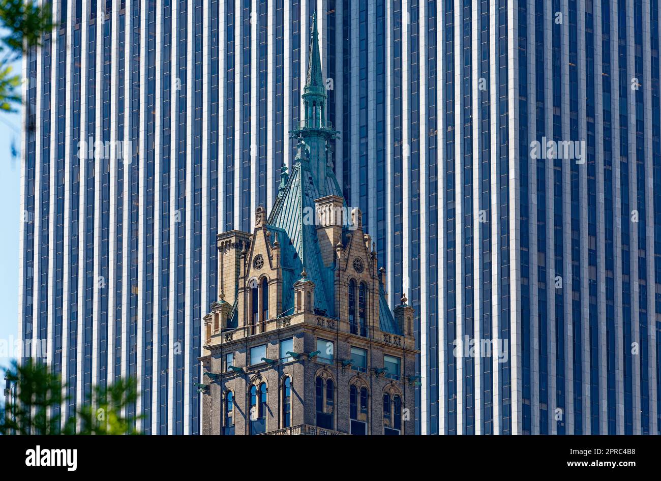 Central Park View: Neo-Romanesque stone and terra cotta details ...
