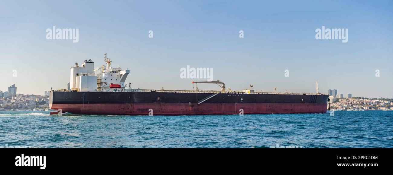 Container cargo ship in the Bosphorus, Istanbul, Turkey Stock Photo - Alamy
