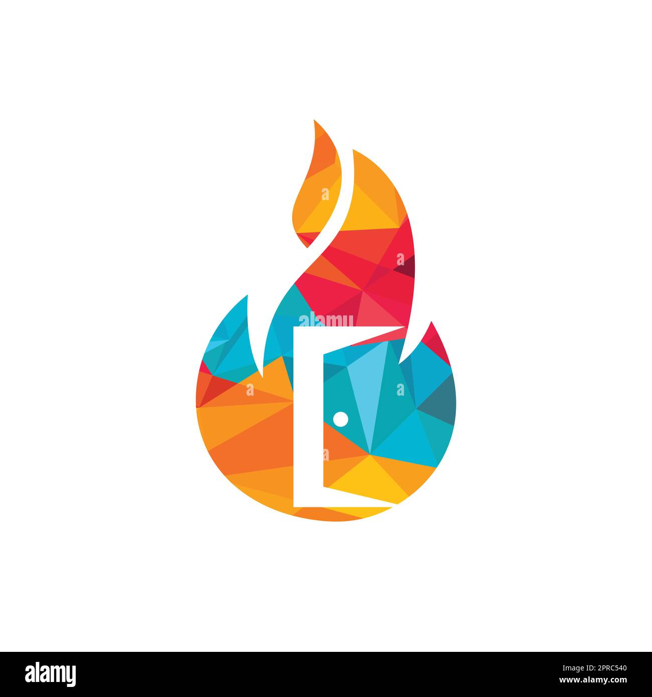 Fire door open fire extinguisher Stock Vector Images - Alamy