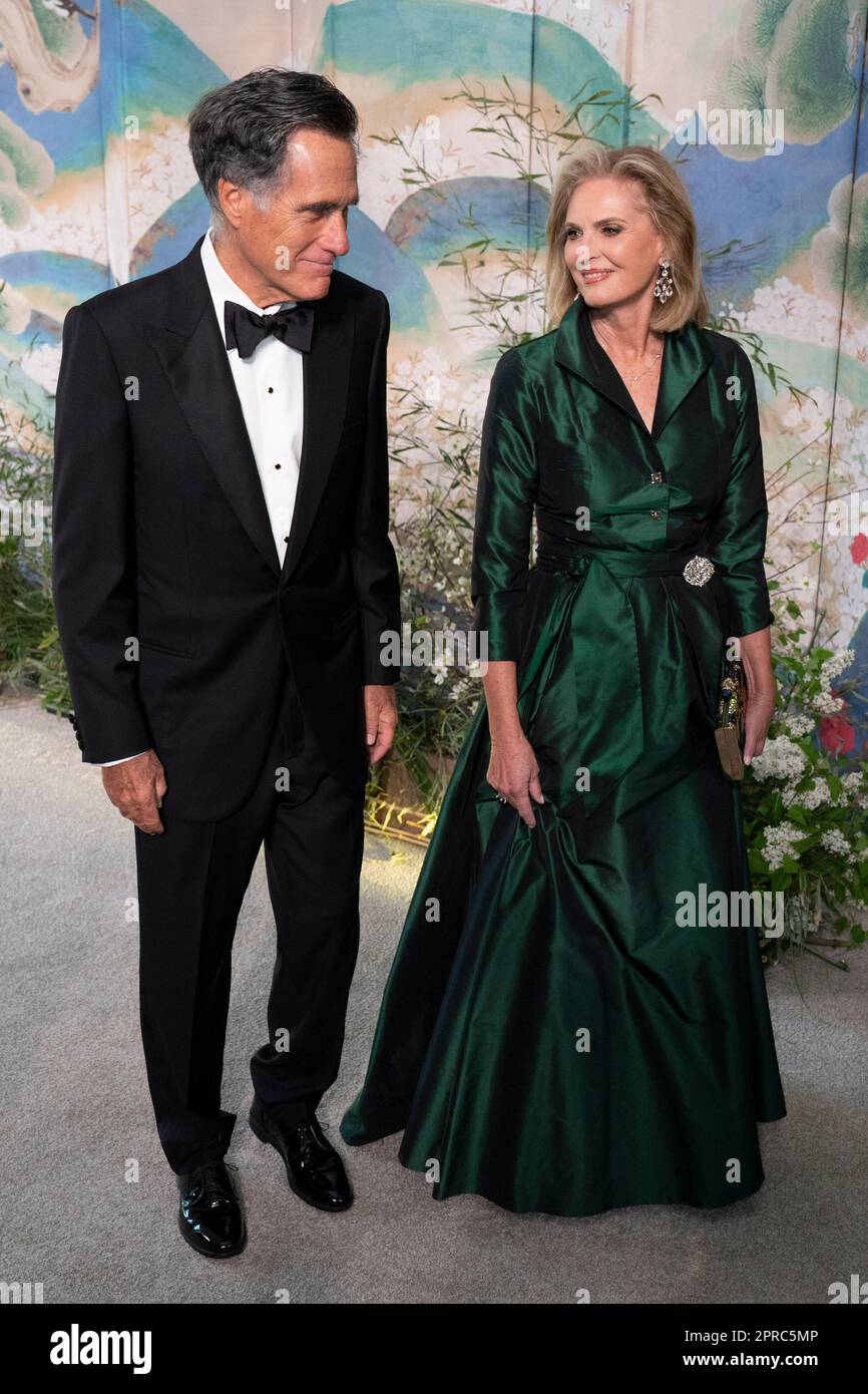 United States Senator Mitt Romney (Republican of Utah) and Mrs. Ann ...