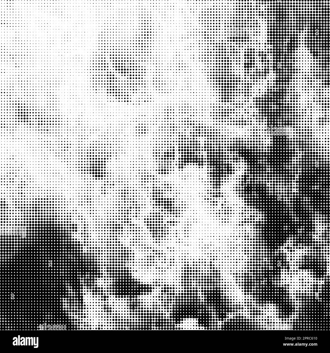 Halftone Pattern. Set of Dots. Dotted Texture on White Background ...