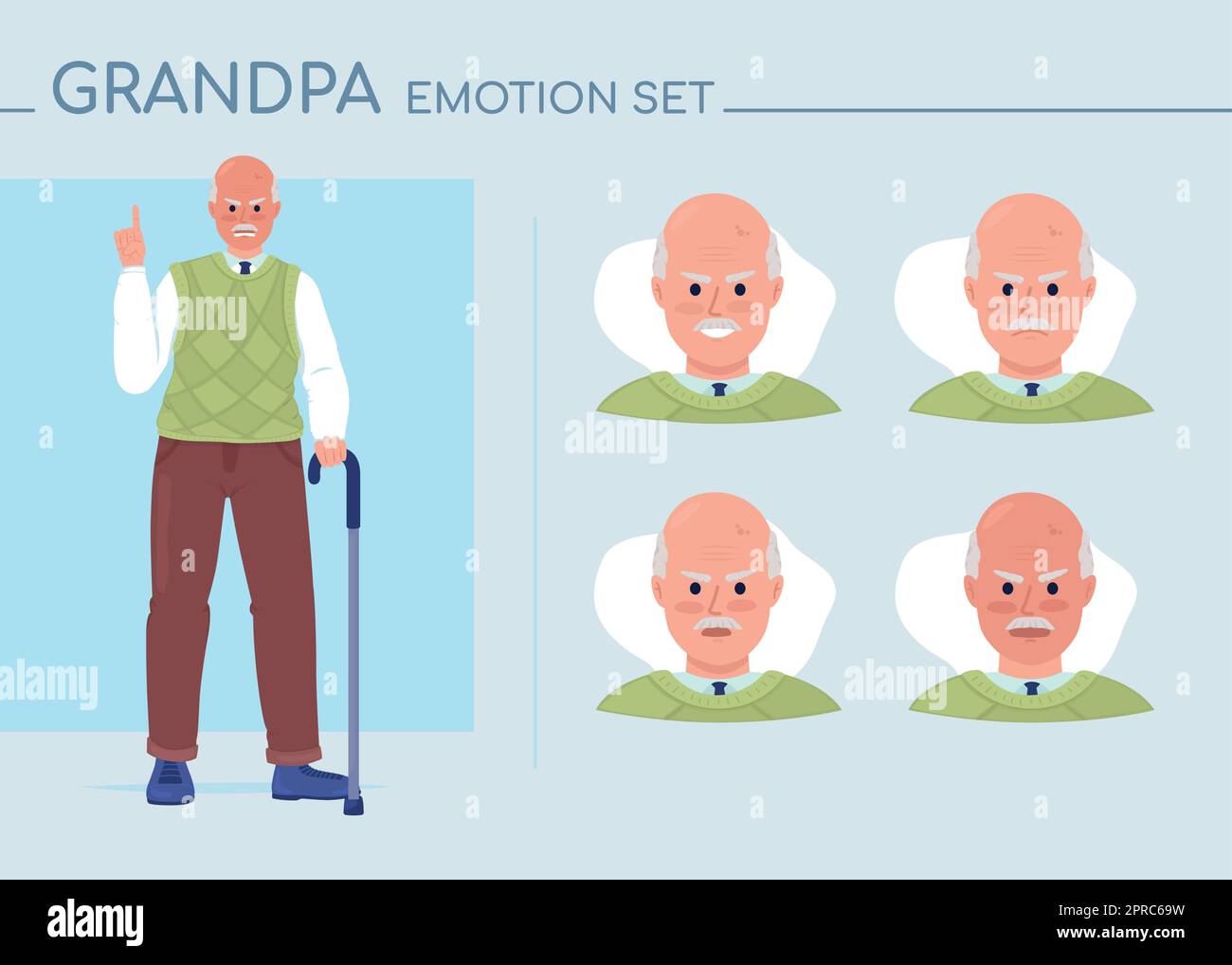 Old man face animation hi-res stock photography and images - Alamy