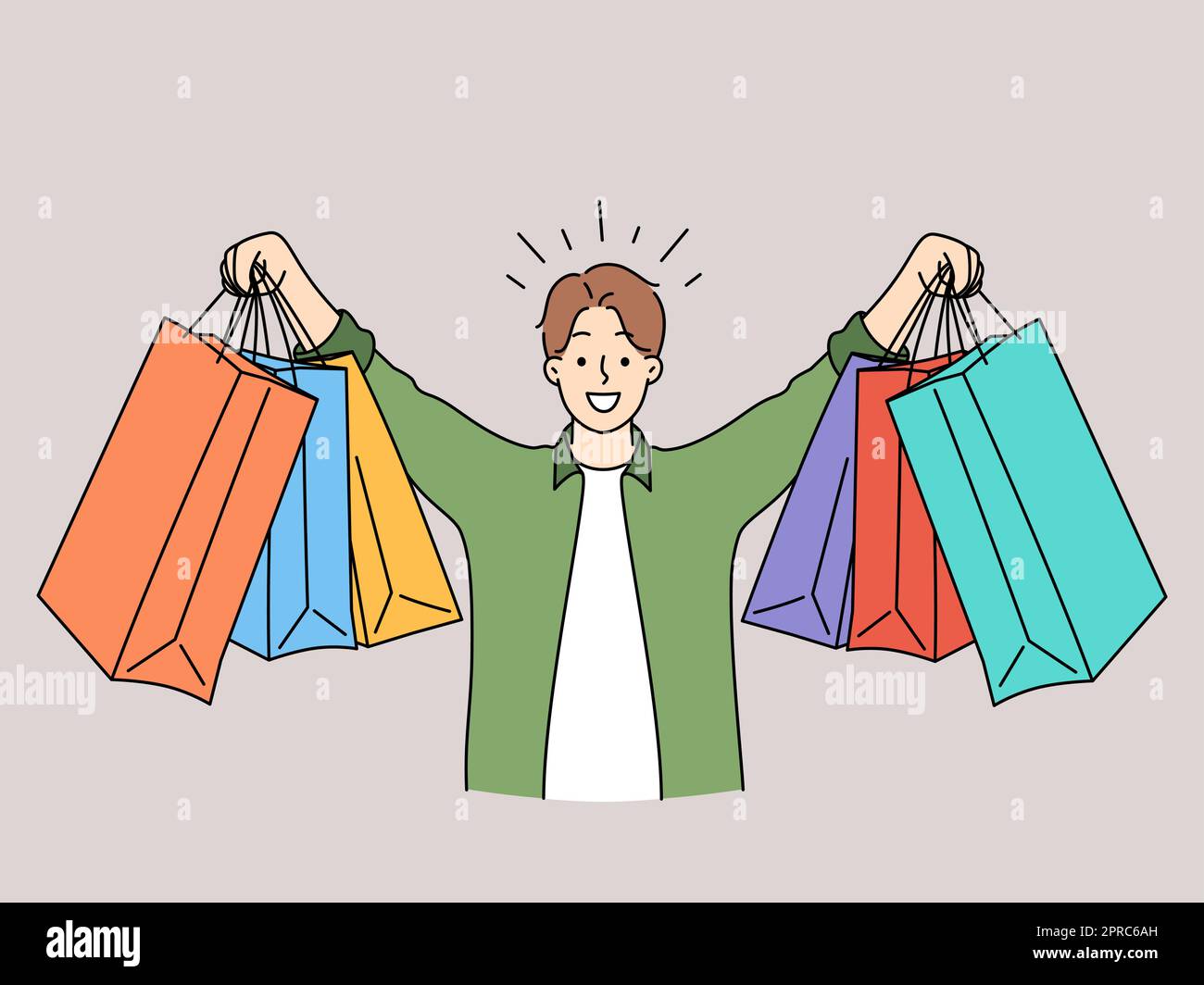 Retail shopping bags Stock Vector Images - Alamy