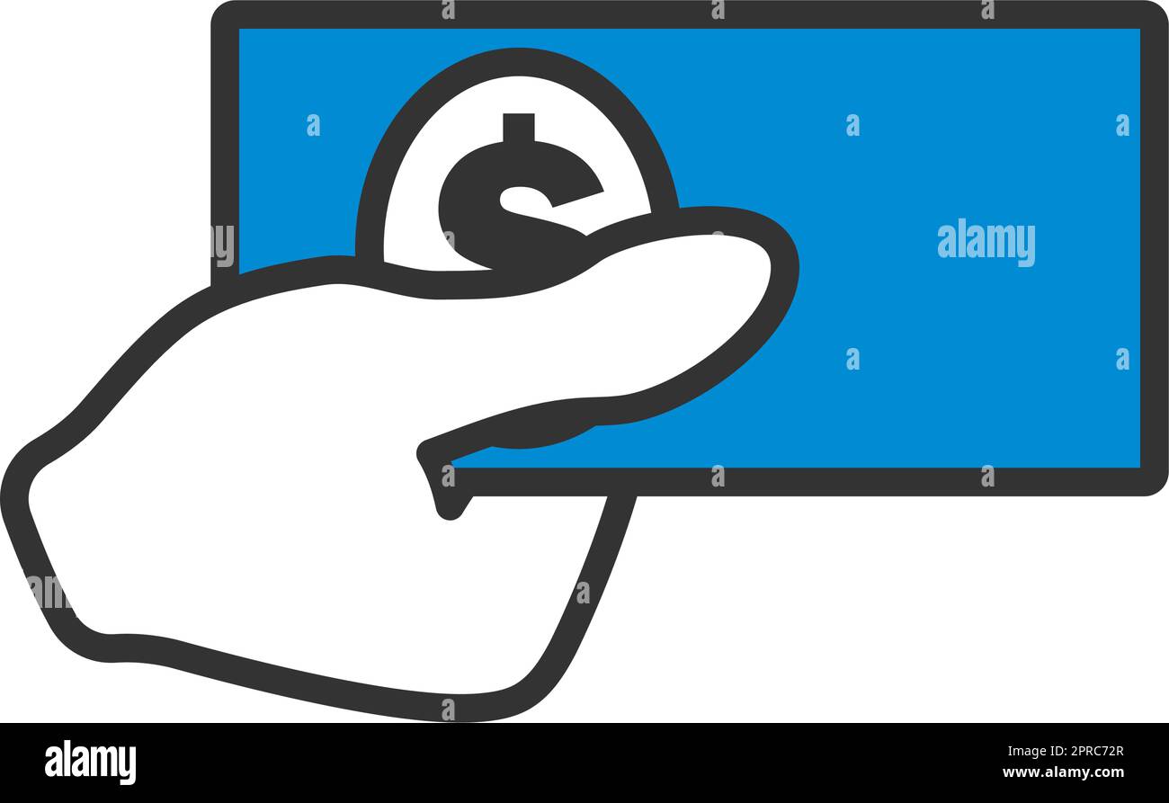 Hand Holding Money Icon Stock Vector Image & Art - Alamy