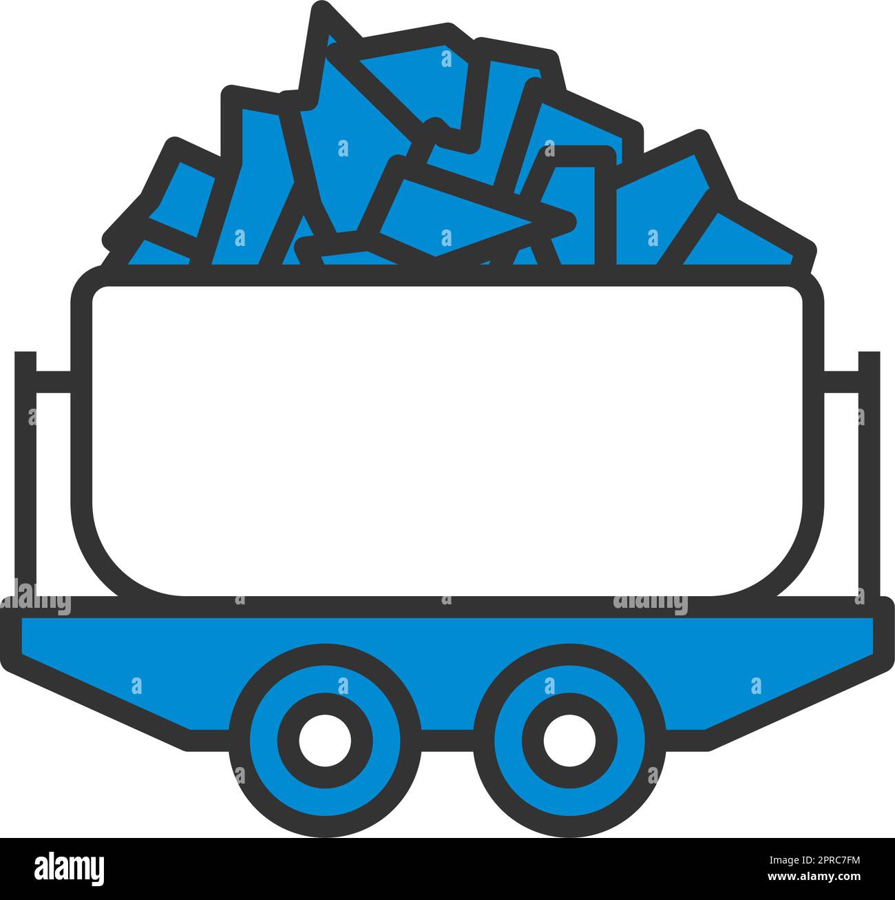 Mine Coal Trolley Icon Stock Vector Image & Art - Alamy