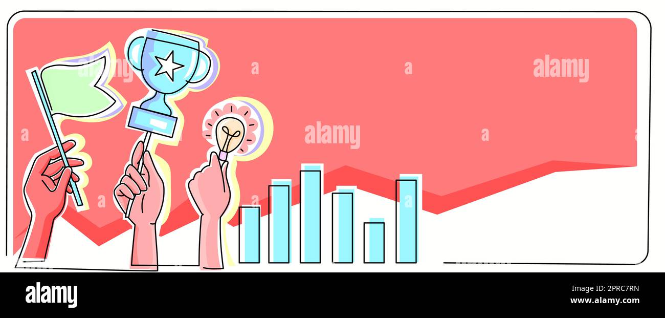 Celebrating results Stock Vector Images - Alamy