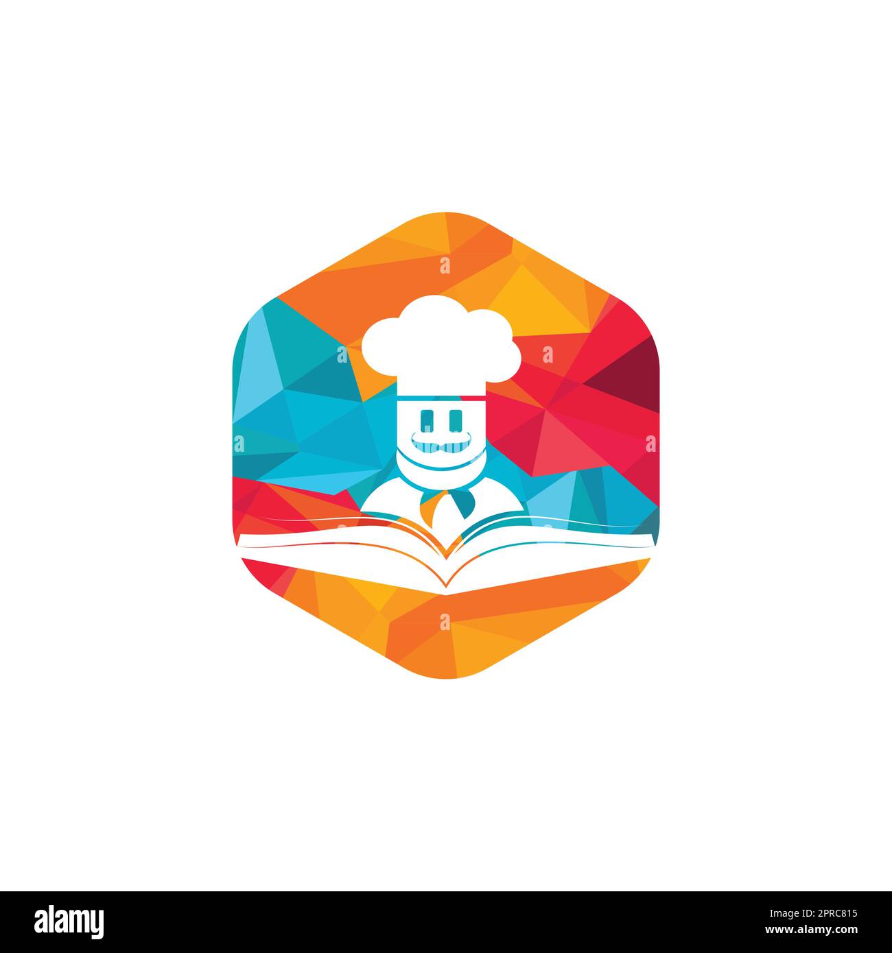 Chef study vector logo design template. Food cooking education logo ...