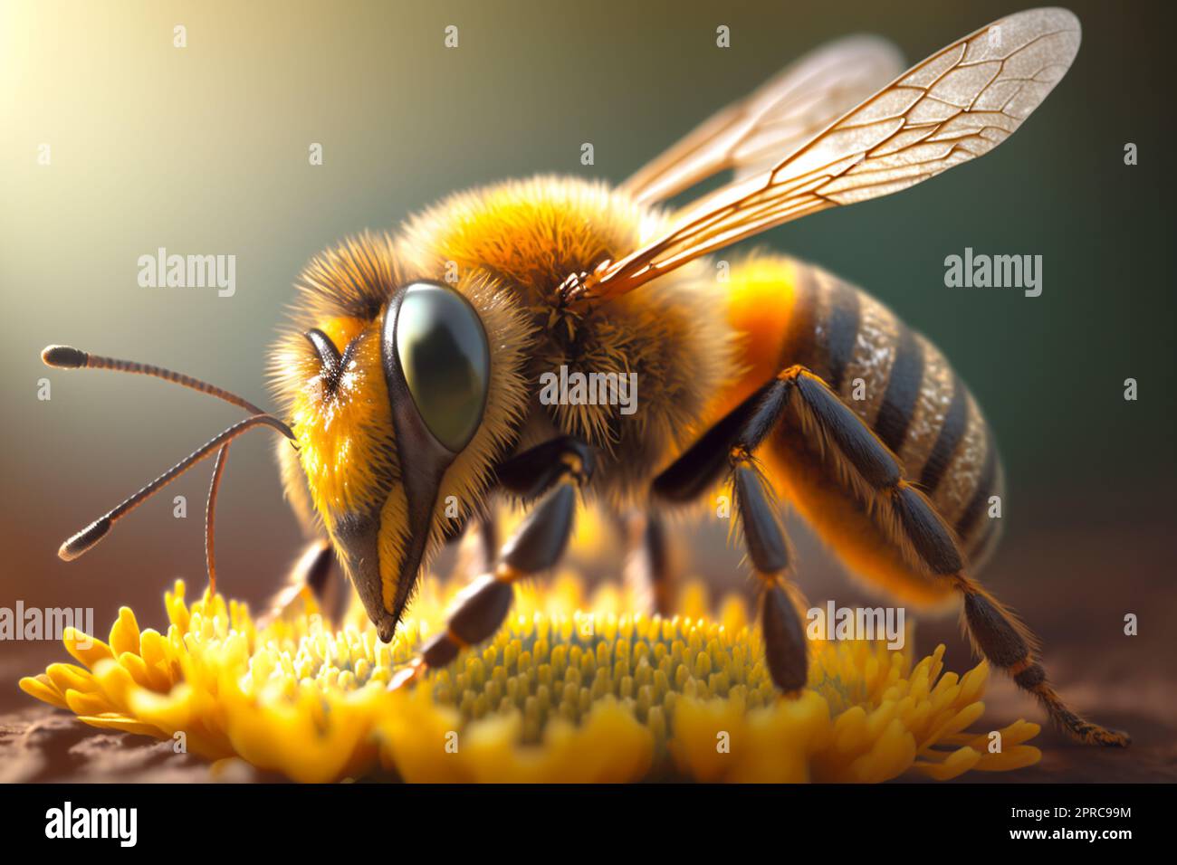 Close up honey bee walking hi-res stock photography and images - Alamy