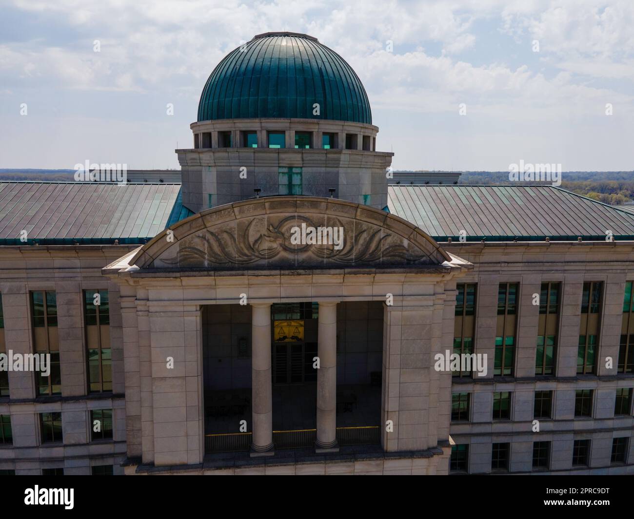 Iowa Supreme Court. Aerial photograph of the State Capitol Complex, Des ...