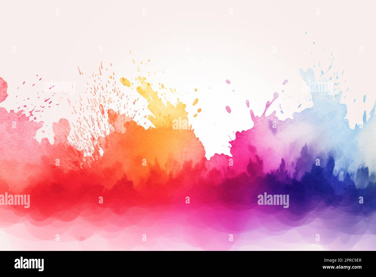 Abstract watercolor on white background Stock Photo - Alamy