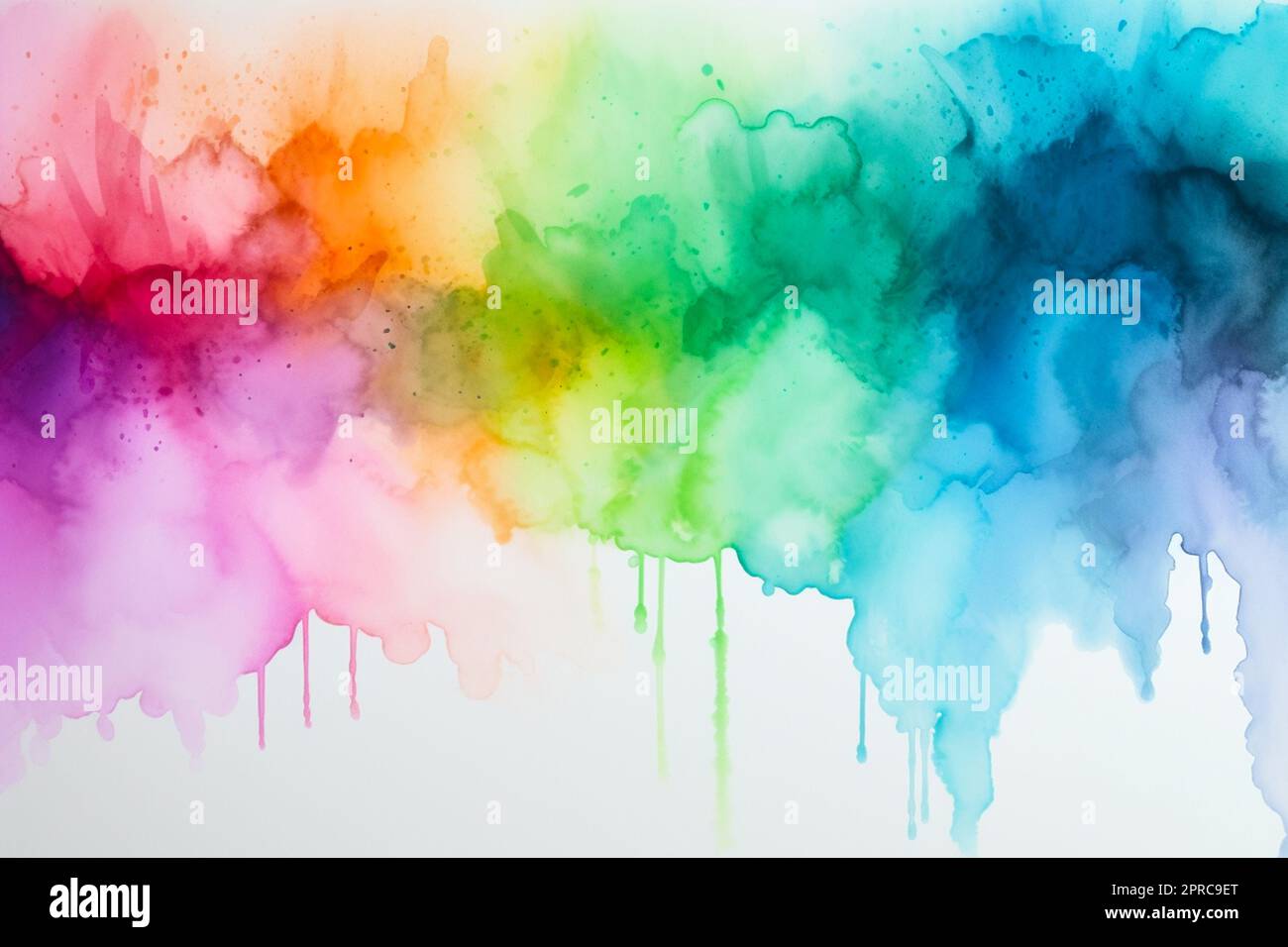 Abstract watercolor on white background Stock Photo - Alamy