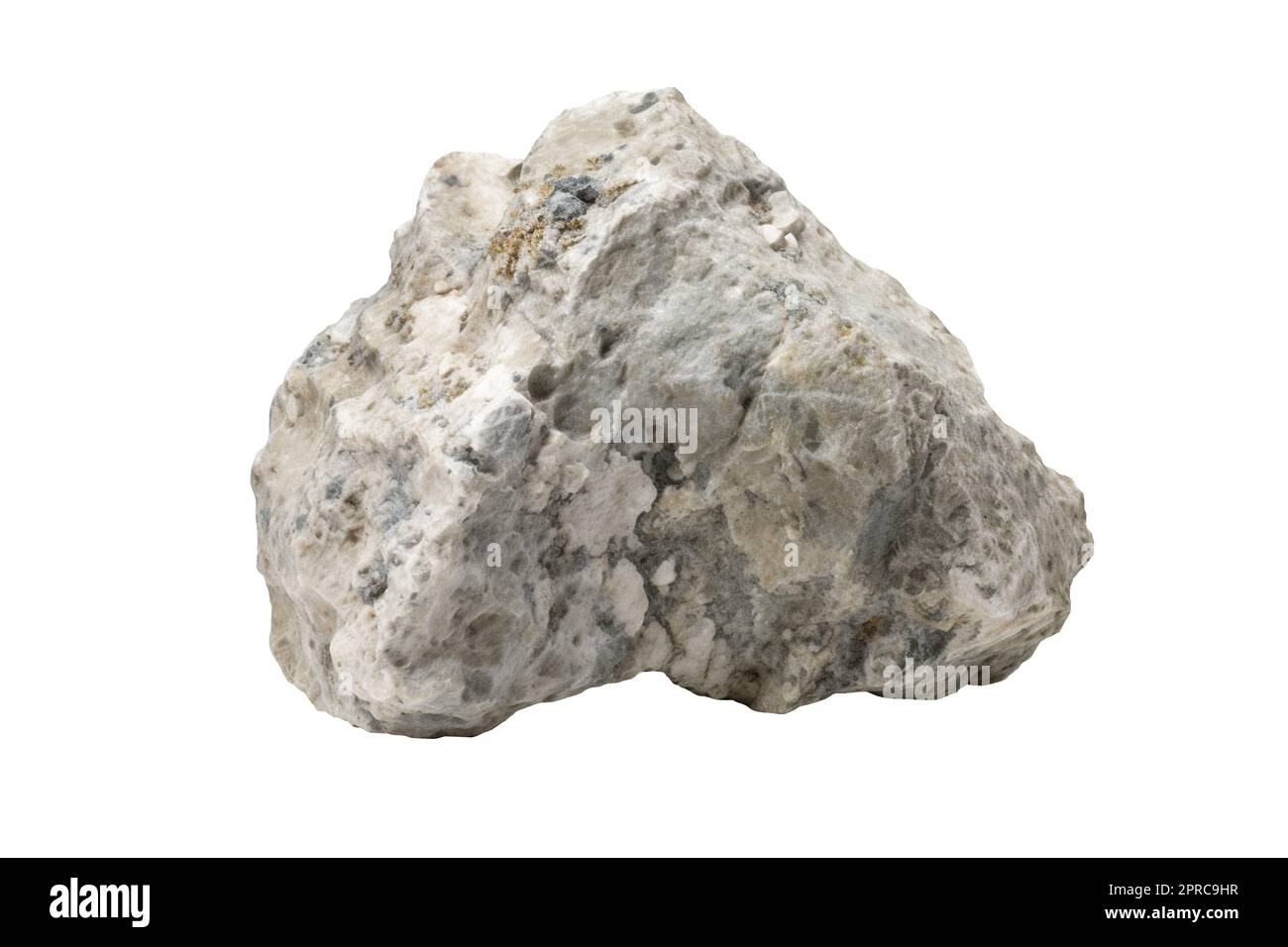 rock isolated on white background Stock Photo - Alamy
