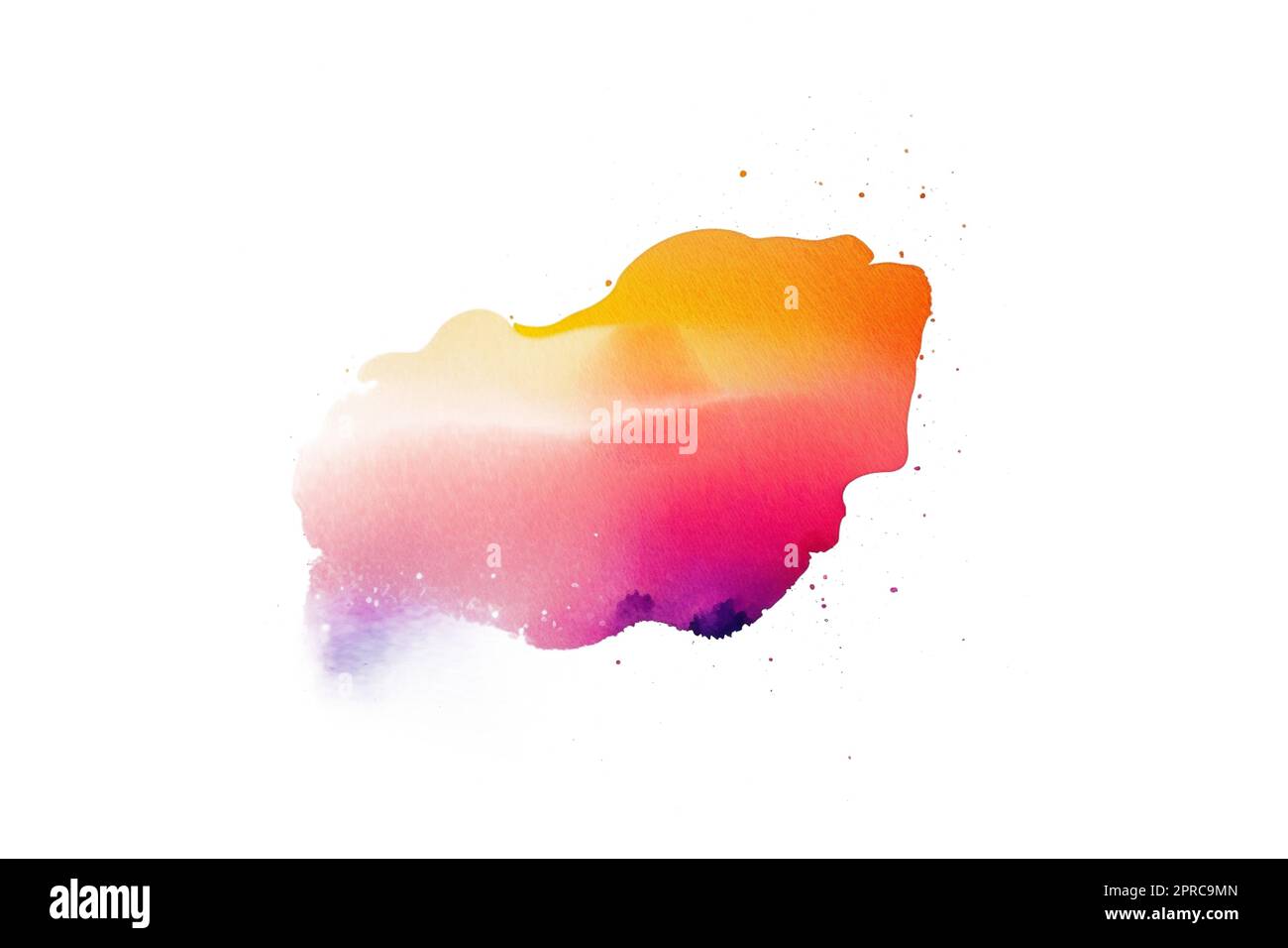 Abstract watercolor on white background Stock Photo - Alamy