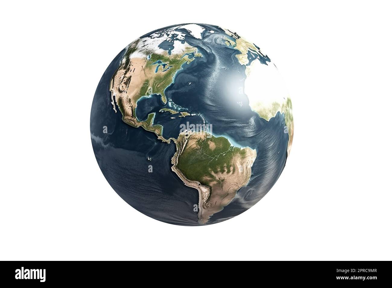Planet earth isolated on white background Stock Photo - Alamy