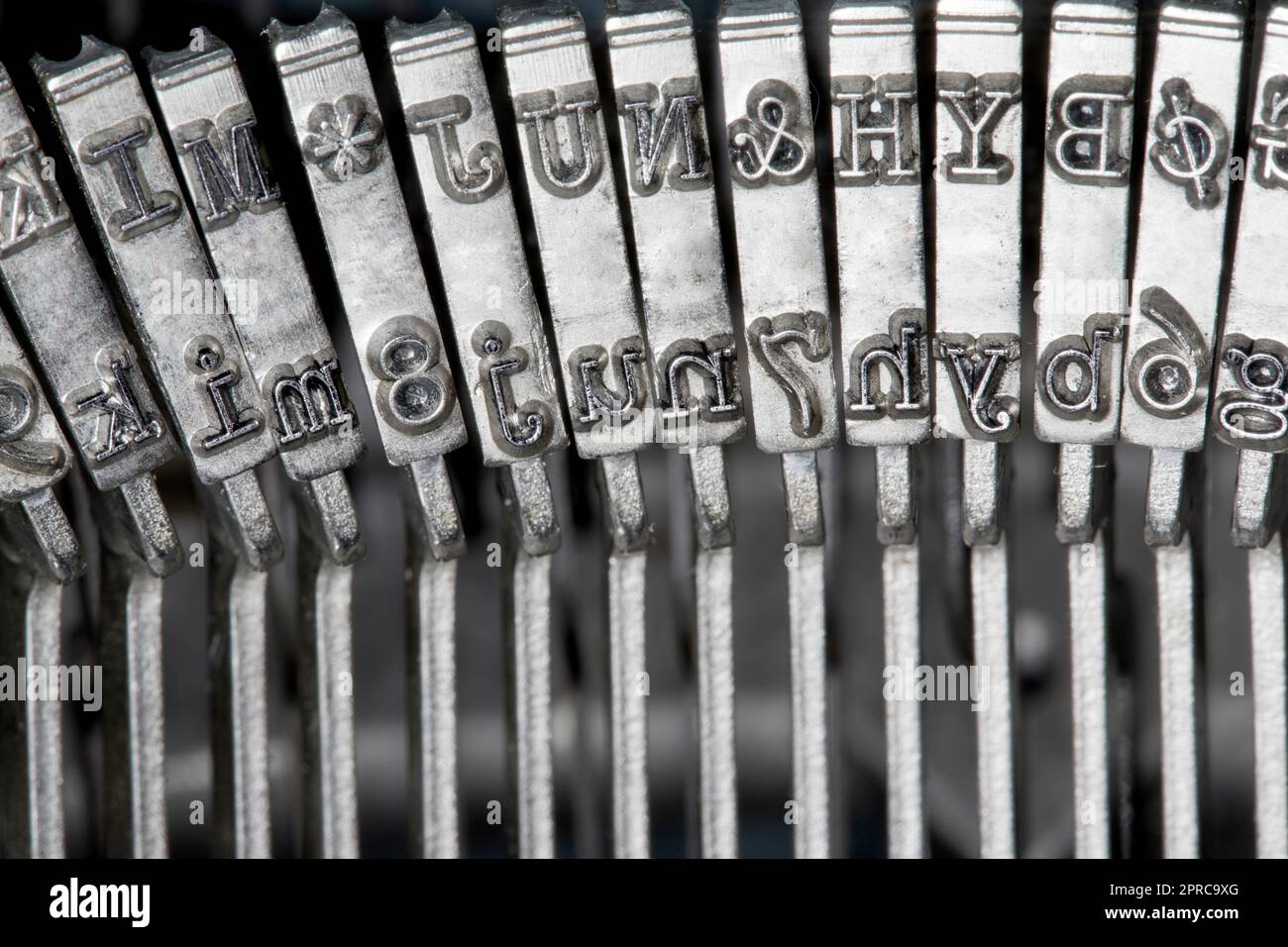 Typewriter slug arms hi-res stock photography and images - Alamy