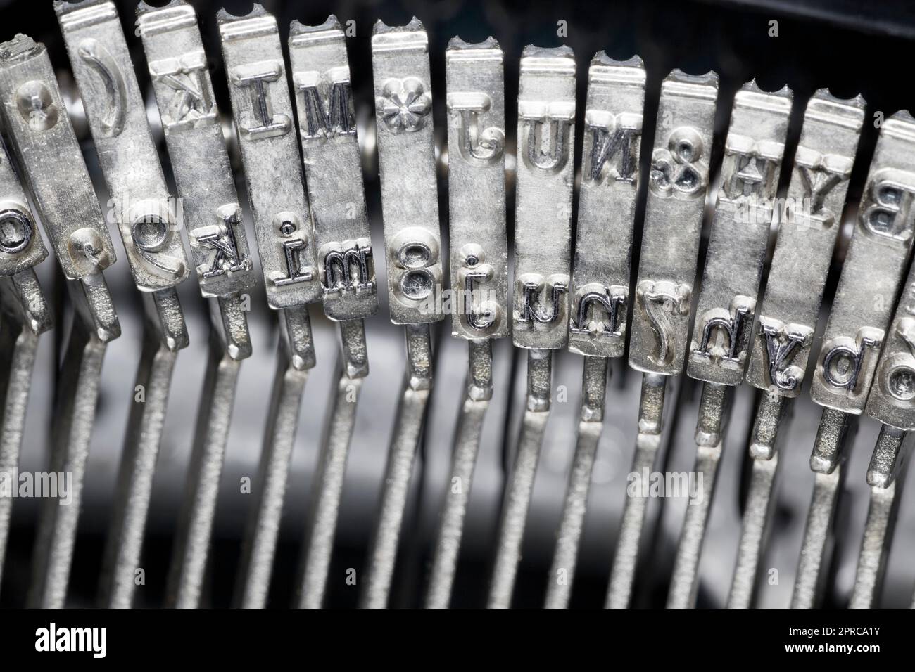 Typewriter keys arms hi-res stock photography and images - Alamy