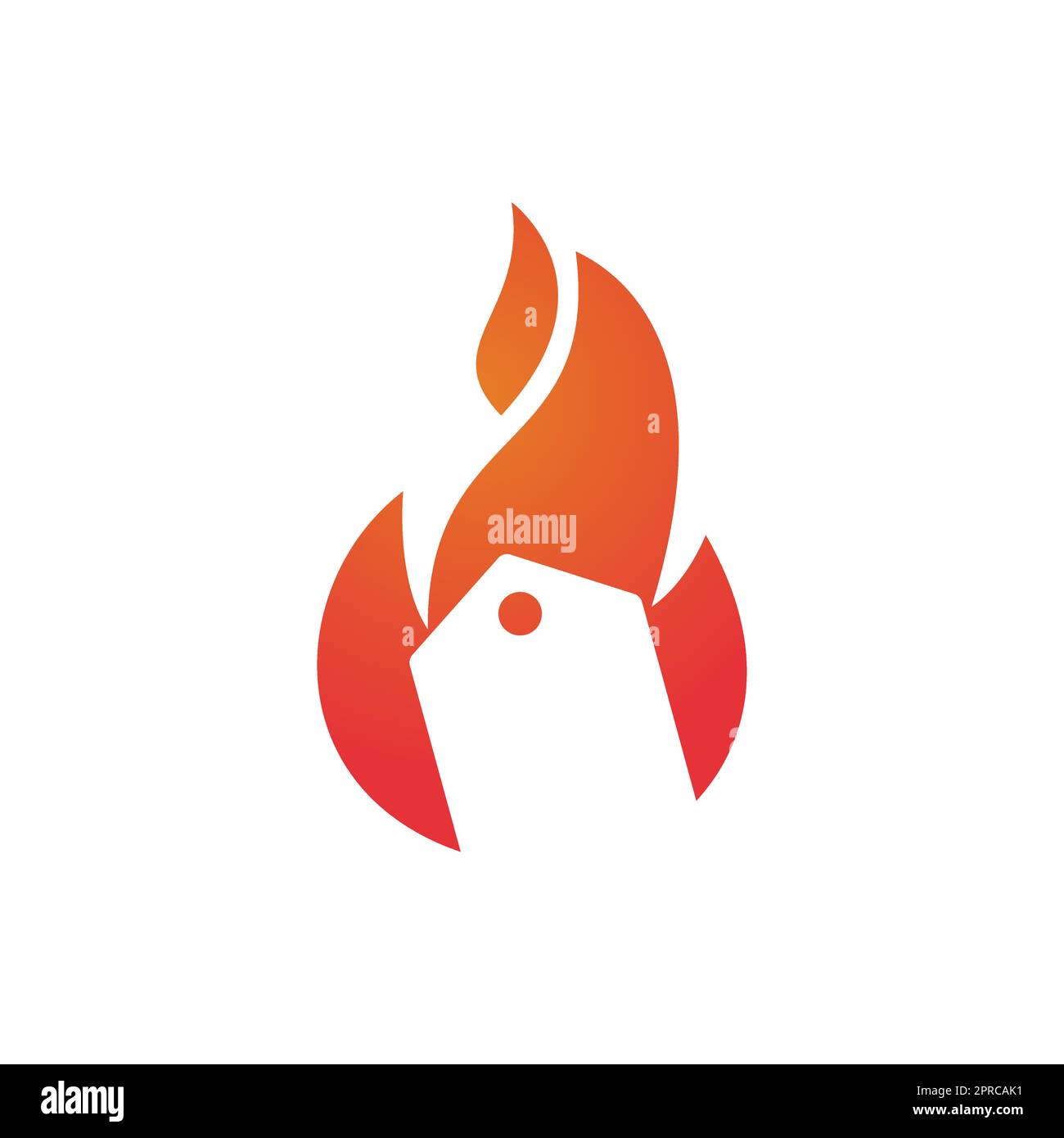Hot deals vector logo design template. Fire and shopping icon design ...