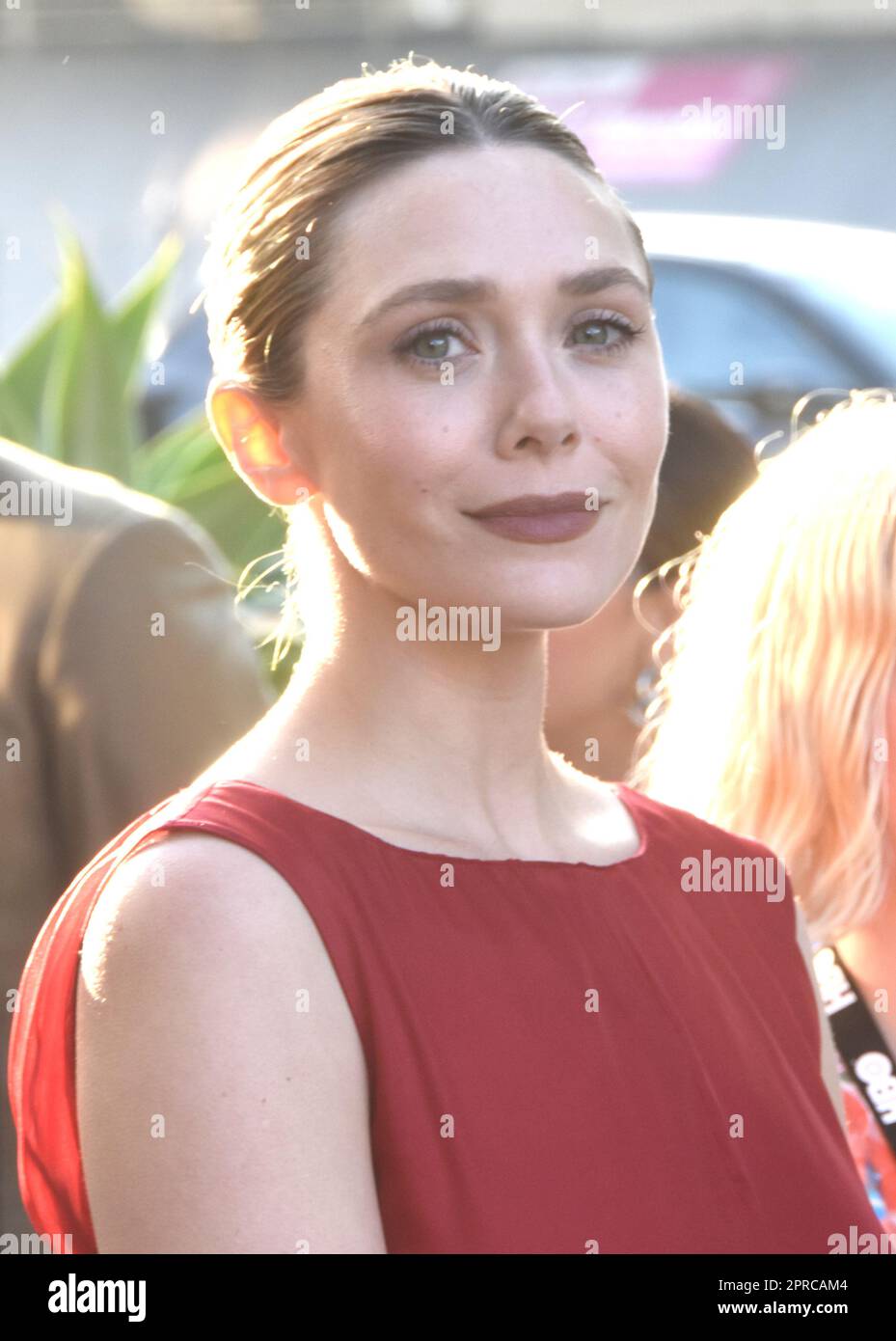 Los Angeles, California, USA 26th April 2023 Actress Elizabeth Olsen ...
