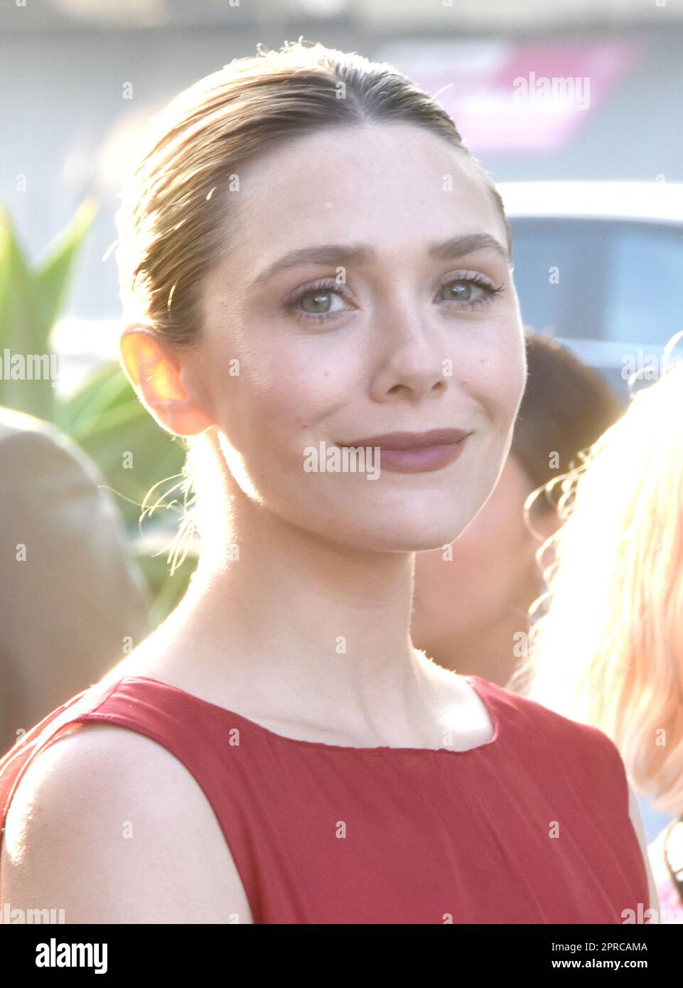 Los Angeles, California, USA 26th April 2023 Actress Elizabeth Olsen ...
