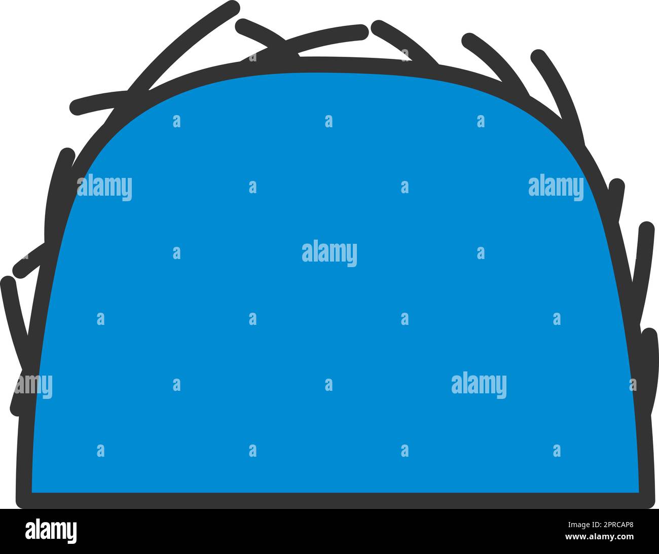 Corn field stack dry Stock Vector Images - Alamy