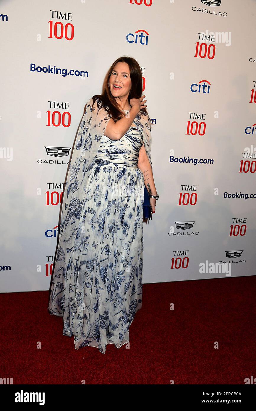 Drew Barrymore attends the TIME 100 Most Influential People in the ...