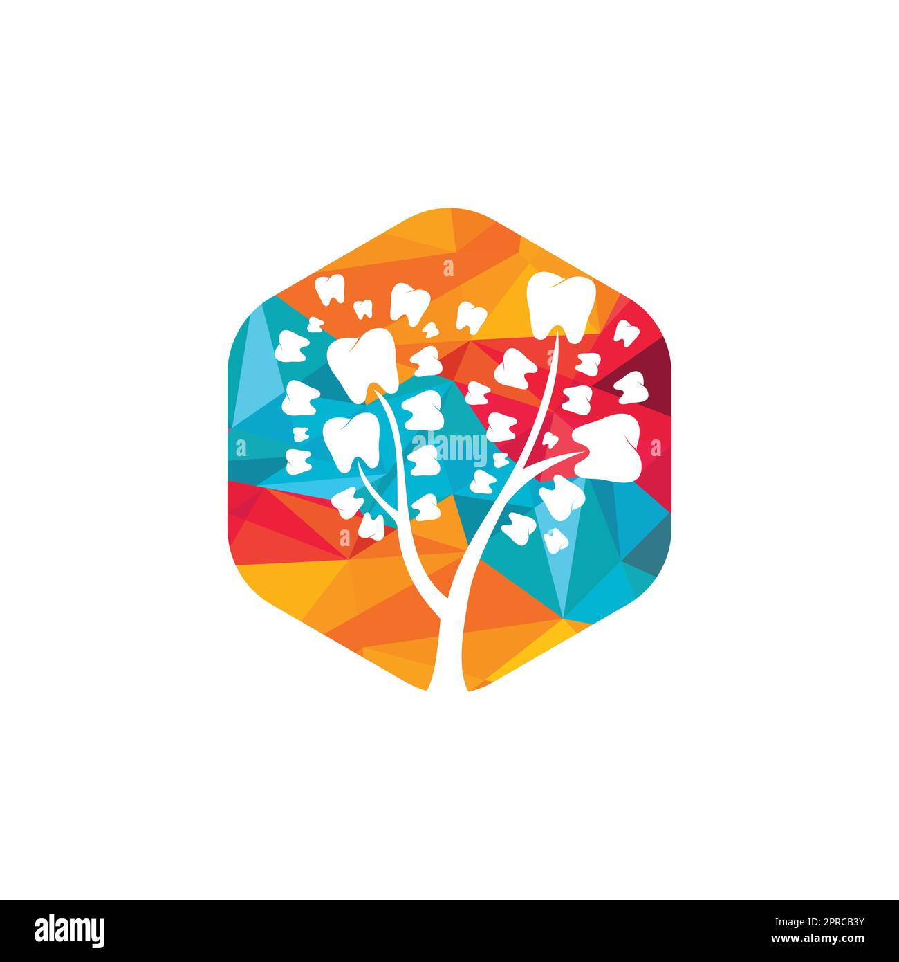 Dental tree vector logo design template. Dental tree vector logo ...
