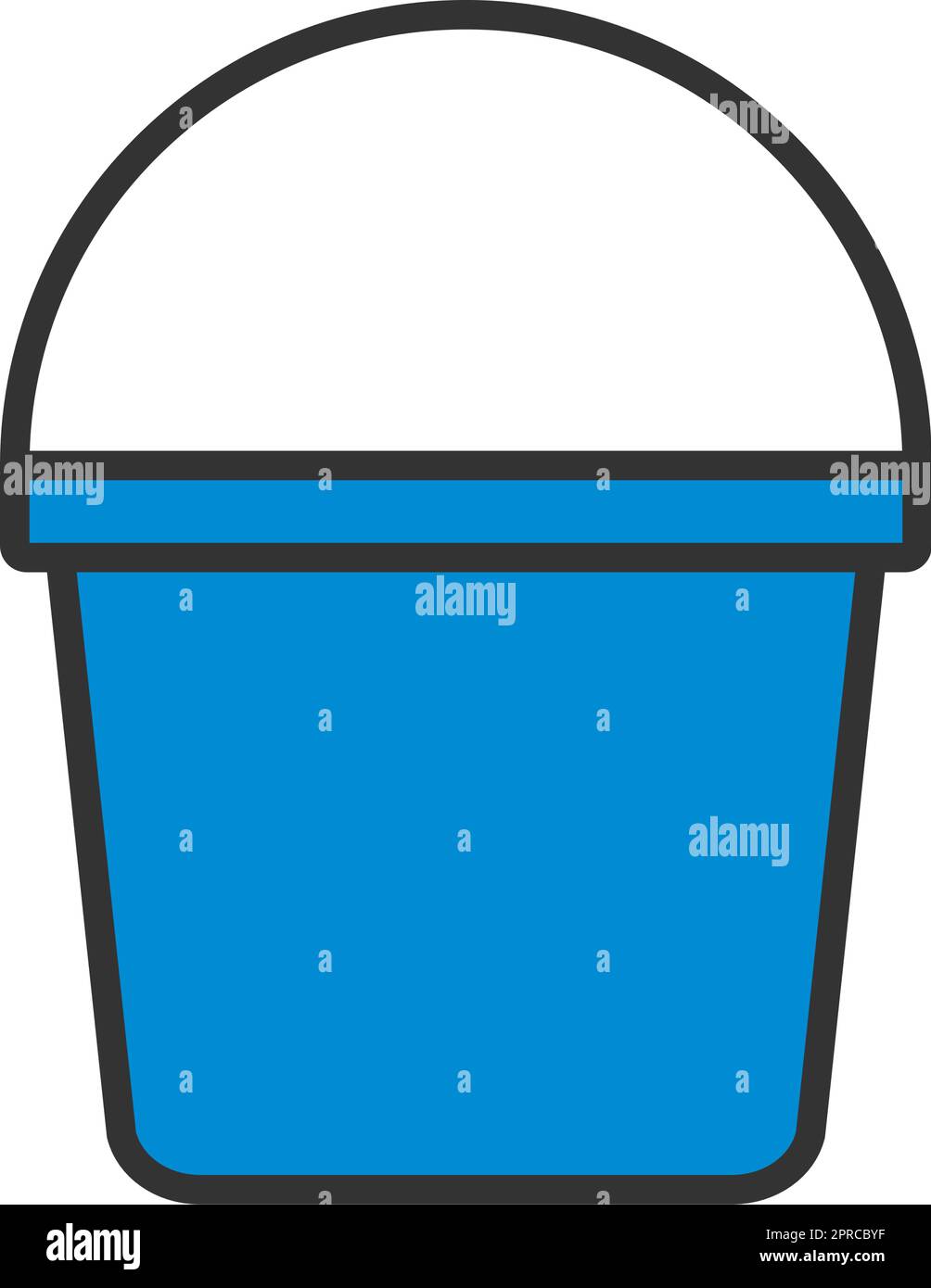 Gardening bucket outline simple hi-res stock photography and images - Alamy