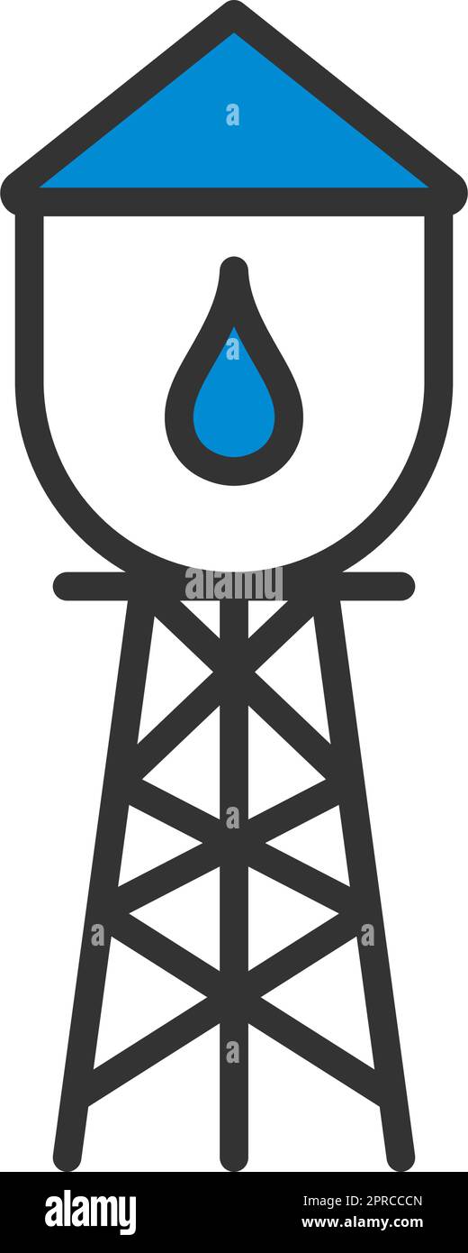 Simple outline icon water Stock Vector Images - Alamy