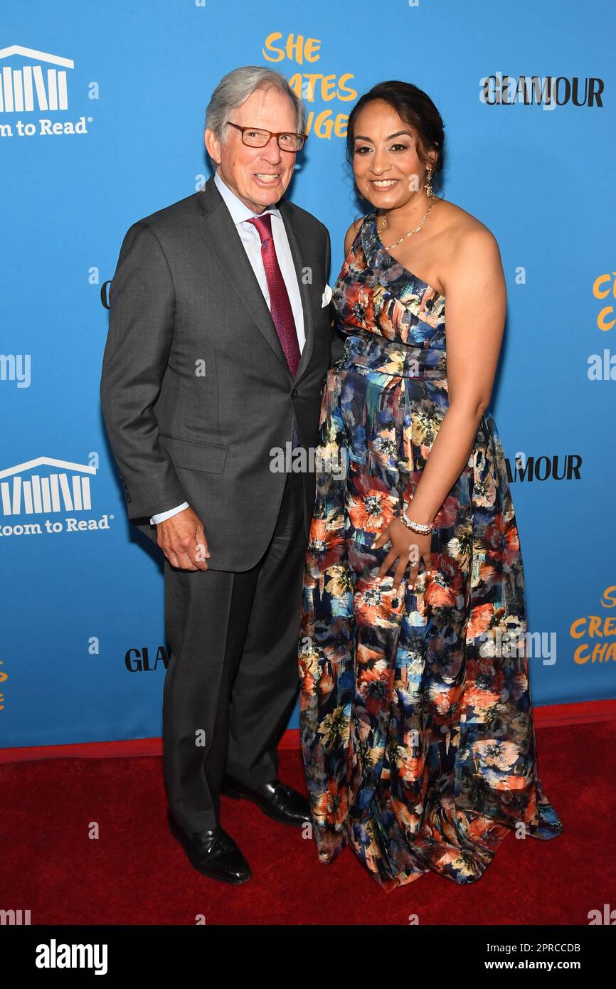 New York, USA. 26th Apr, 2023. Peter Grauer and Geetha Murali attend ...