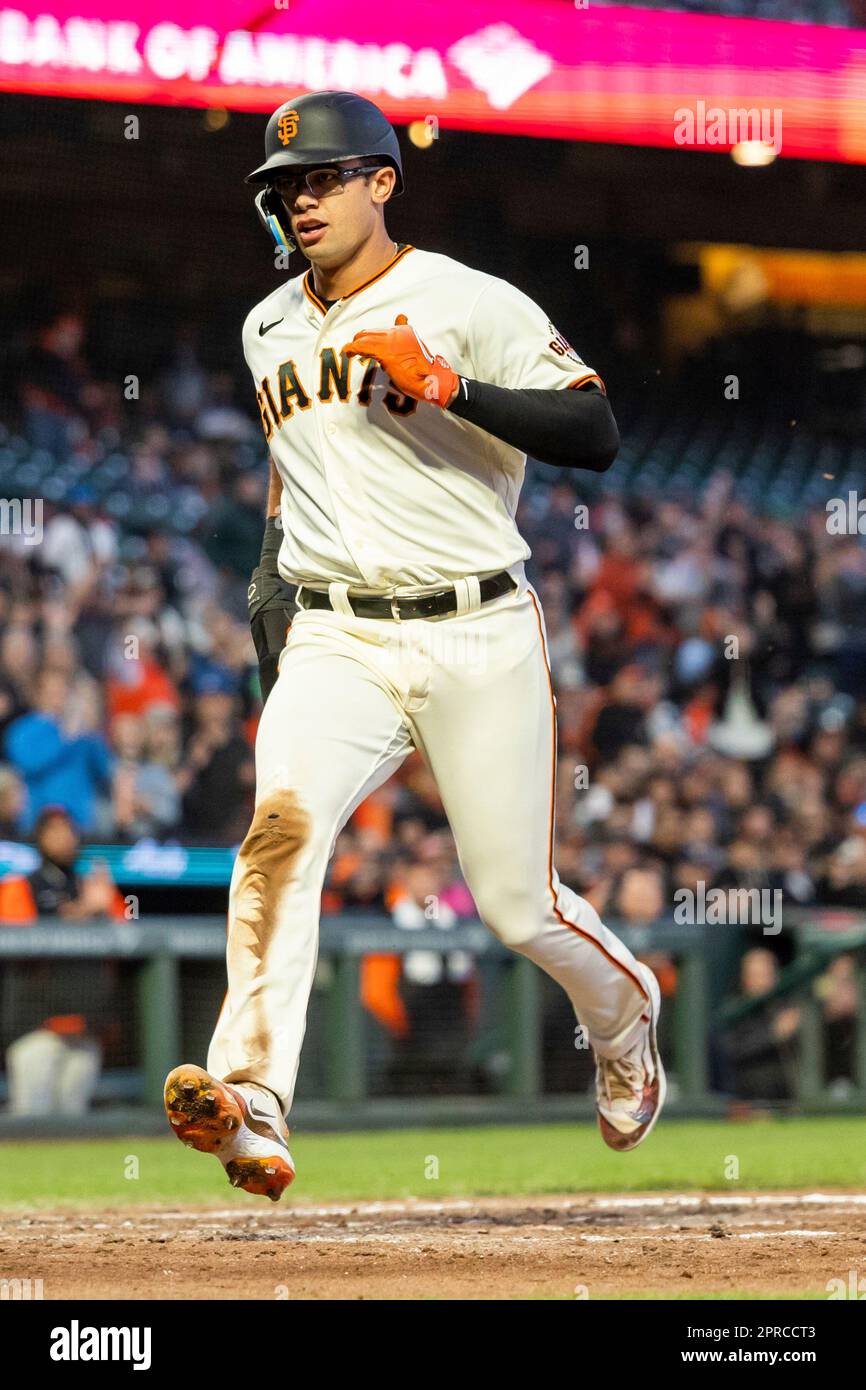 SAN FRANCISCO, CA - APRIL 26: San Francisco Giants Catcher Blake Sabol ...