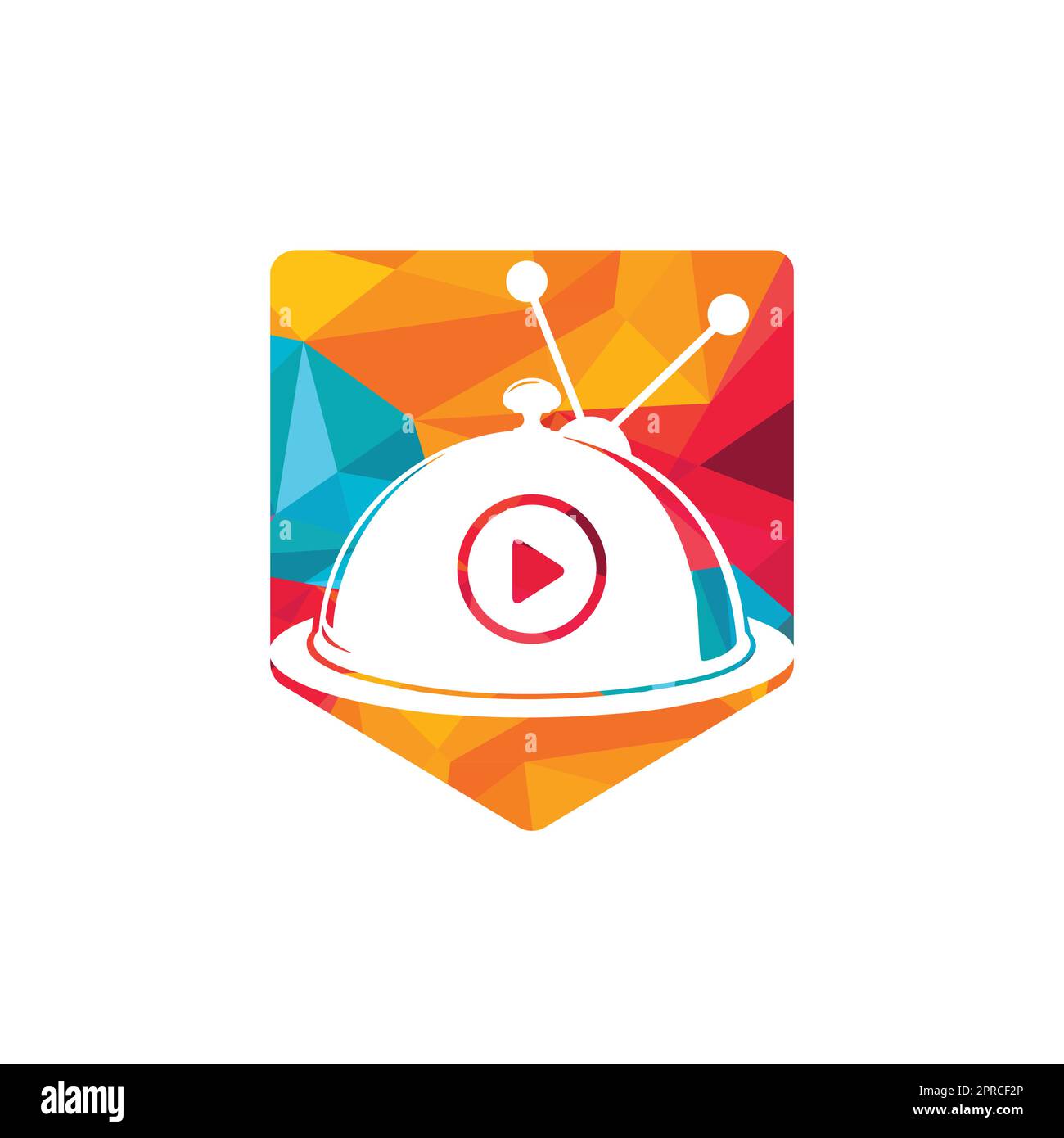 Bistro Food tv vector logo design template. Food channel logo concept ...