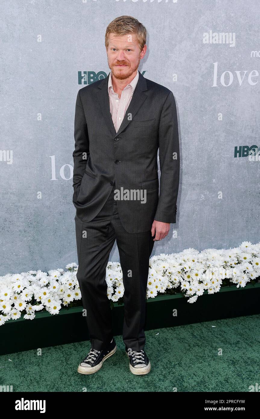 Jesse Plemons arrives at the premiere of "Love and Death" on Wednesday ...