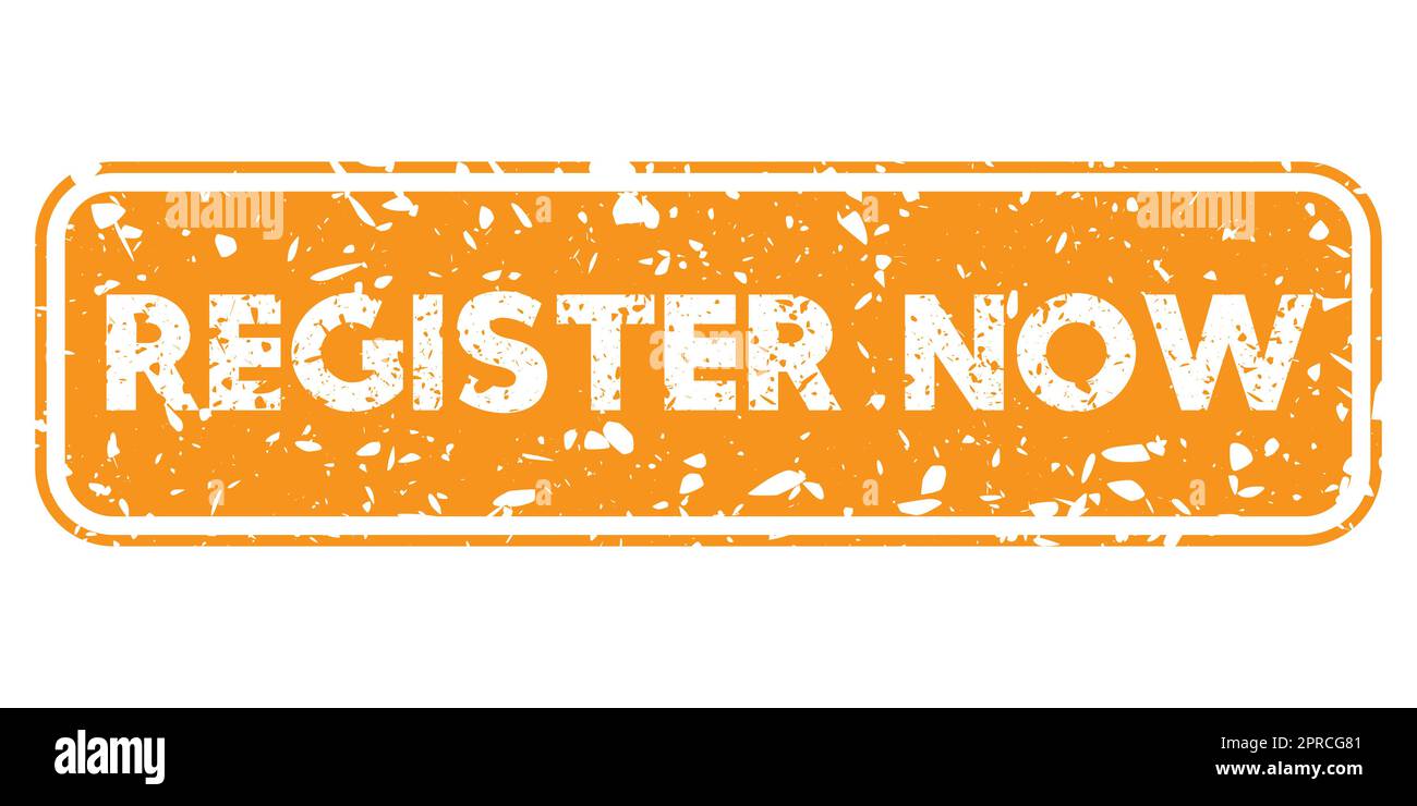 Register online stamp hi-res stock photography and images - Alamy