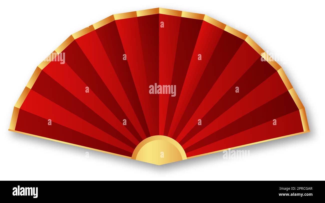 Chinese Lunar New Year Fan Stock Vector Image & Art - Alamy