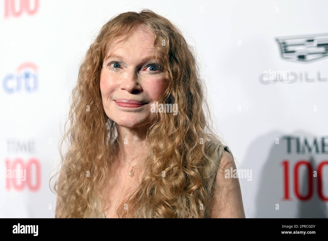 New York, USA. 26th Apr, 2023. Mia Farrow walking on the red carpet ...