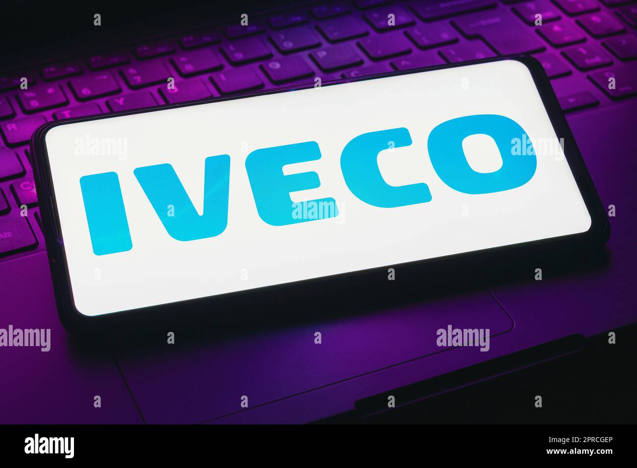 Brazil. 26th Apr, 2023. In this photo illustration, the Iveco logo is ...