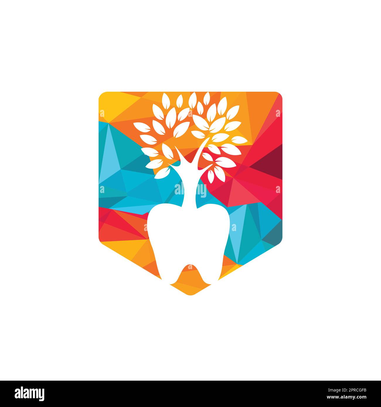 Dental tree vector logo design template. Dental tree vector logo ...