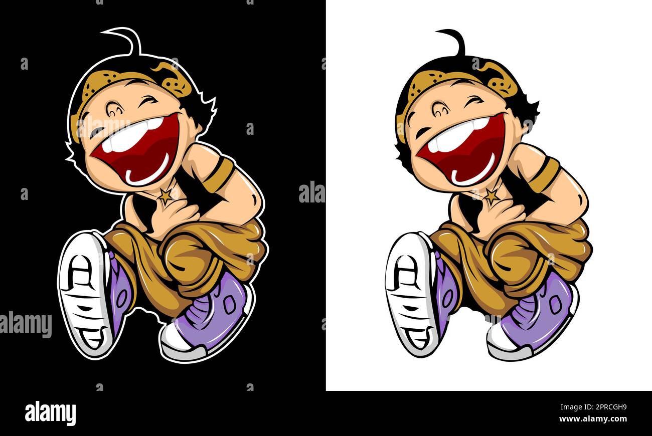 illustration vector graphic of cheerful wayang character Stock Vector ...