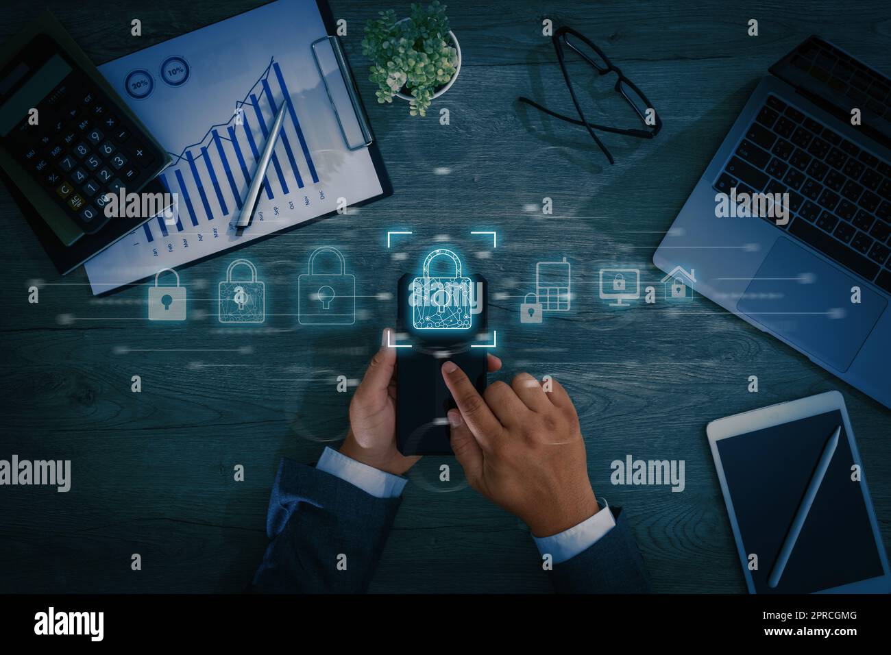 CYBER SECURITY Business technology Antivirus Alert Protection Security ...