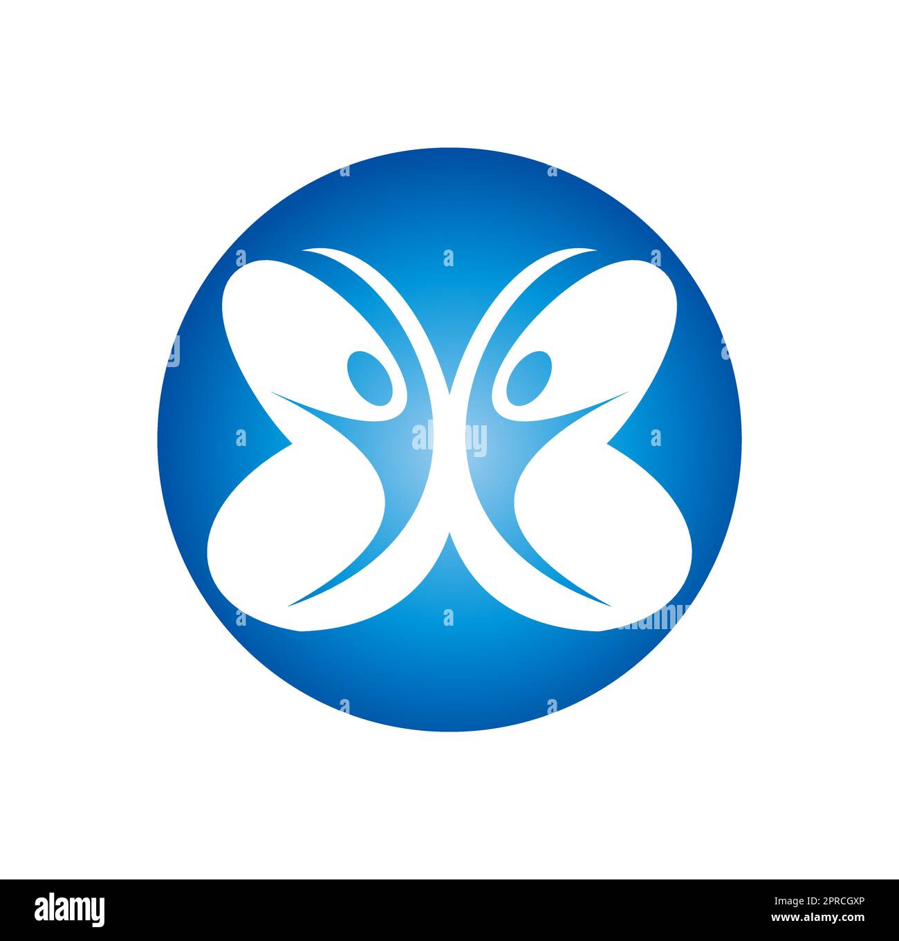 Butterfly People Logo Vector Icon Stock Vector Image & Art - Alamy