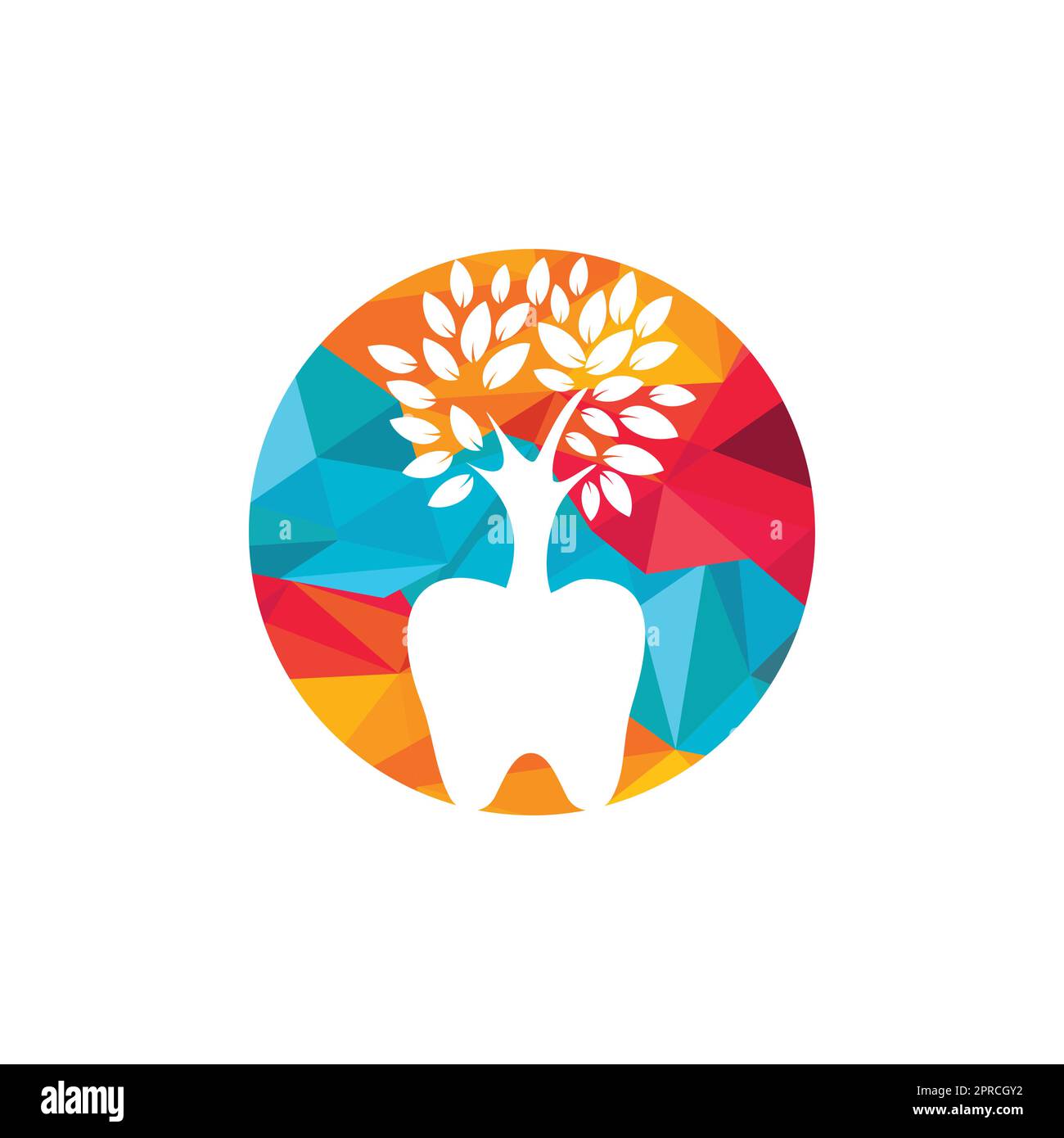 Dental tree vector logo design template. Dental tree vector logo ...
