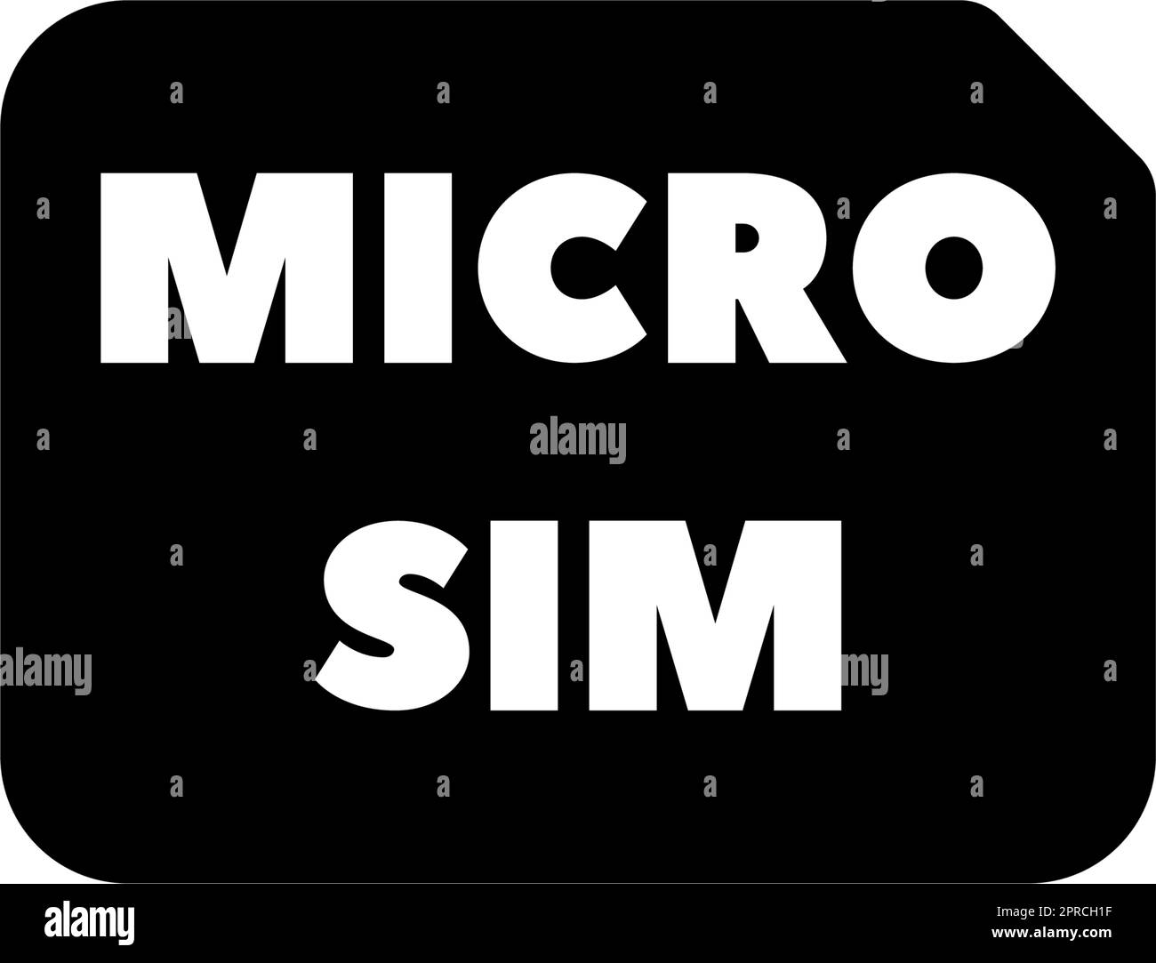 Sim Card, Micro Gsm Chip, Simcard. Flat Vector Icon illustration ...