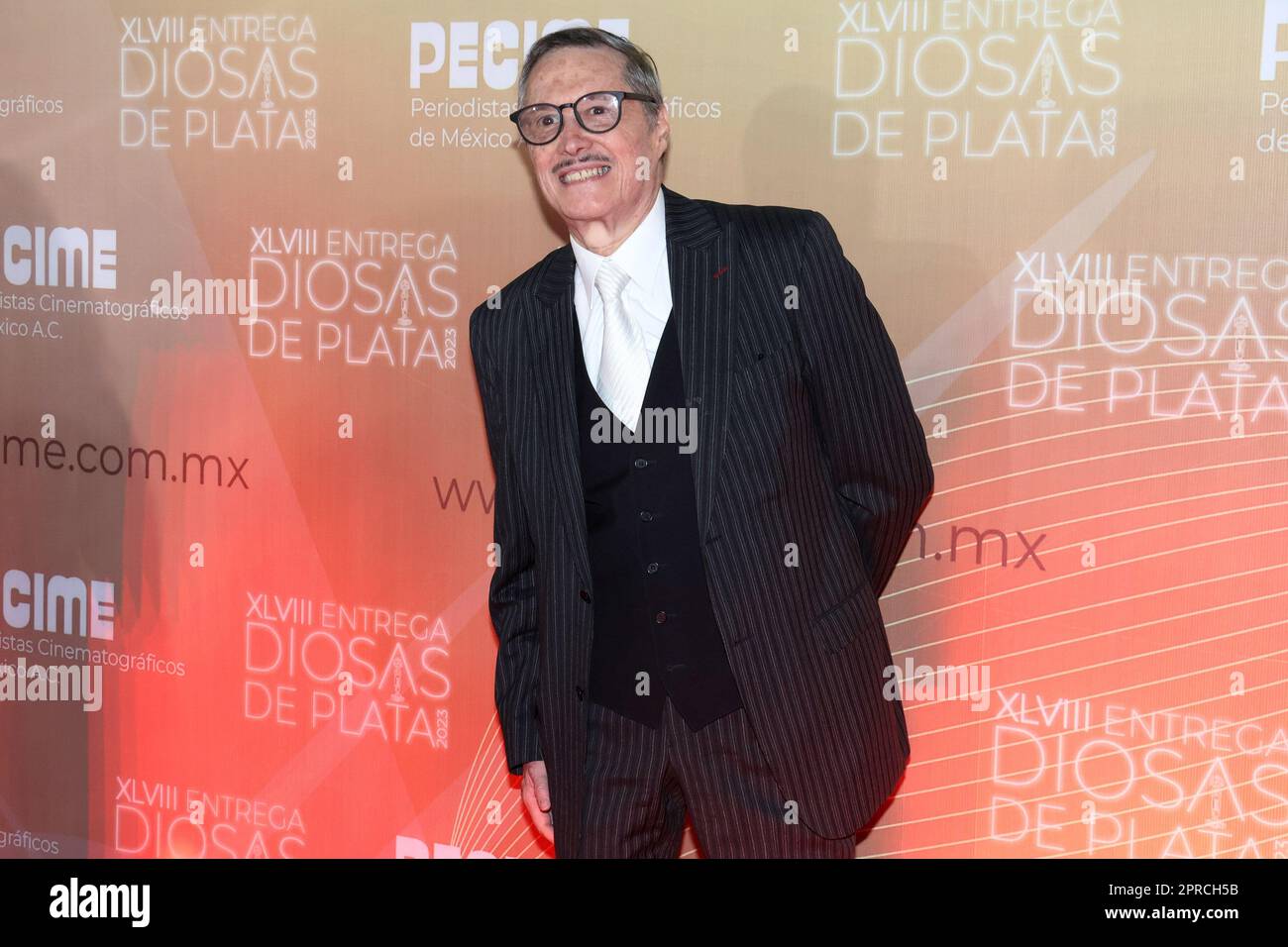 April 25, 2023, Mexico City, Mexico: Pablo Ferrel attends the red ...