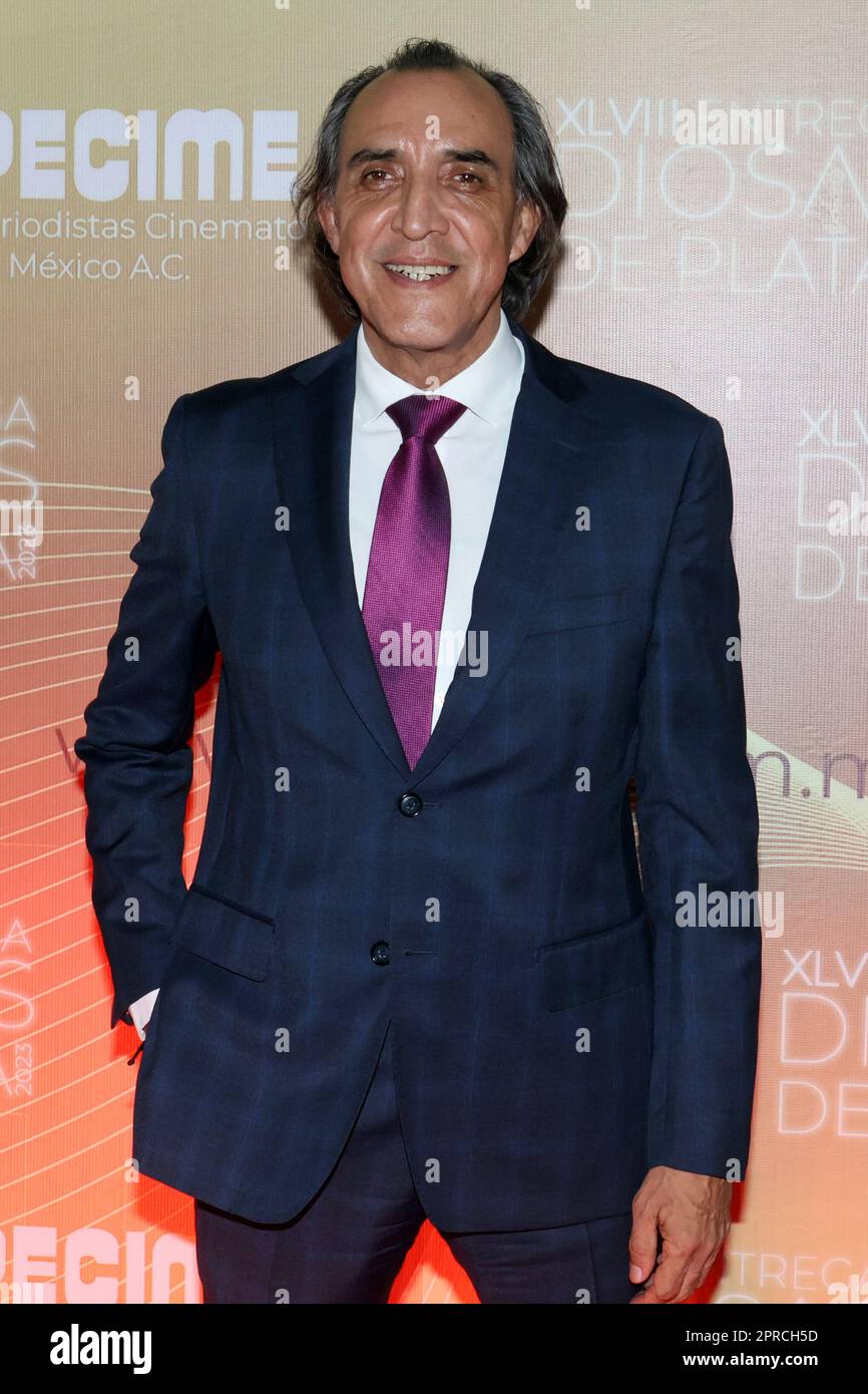 April 25, 2023, Mexico City, Mexico: Luis Felipe Tovar attends the red ...