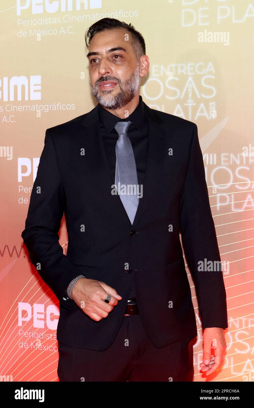 April 25, 2023, Mexico City, Mexico: Ramón Medina attens the red carpet ...